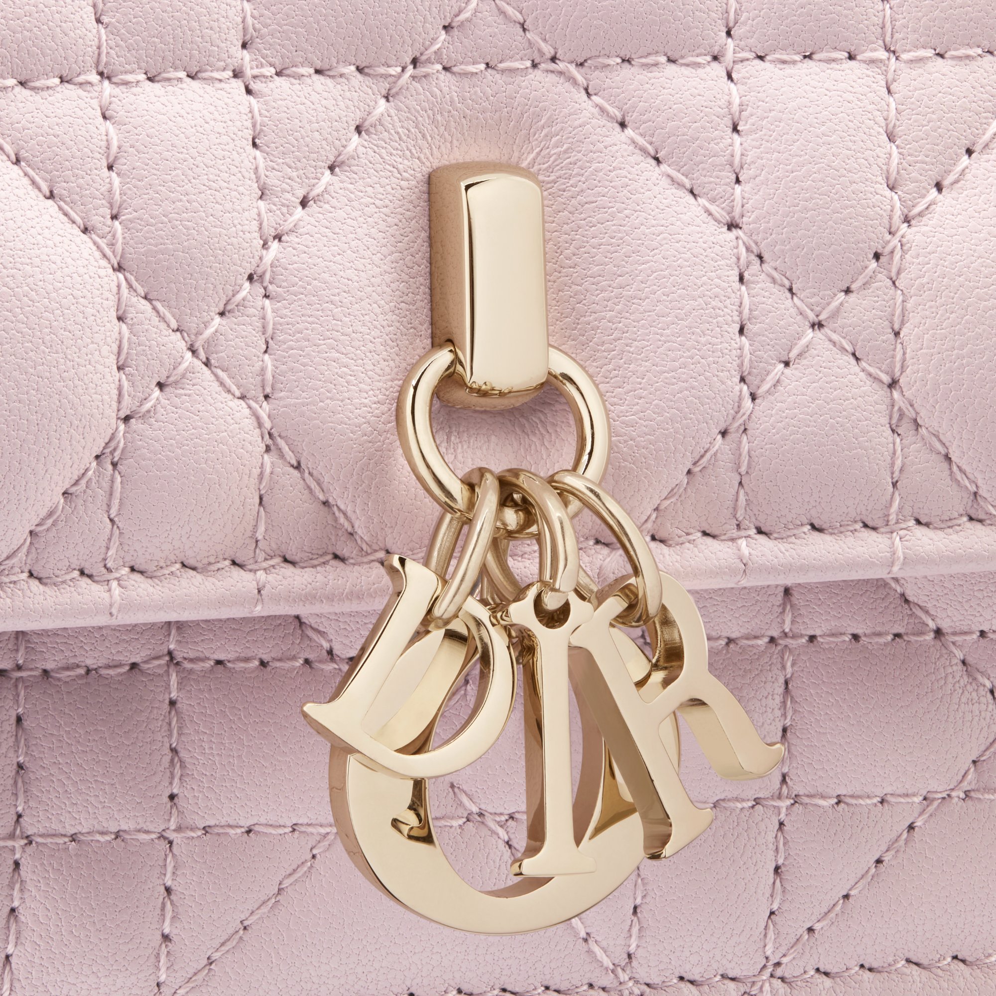 My Dior Mini Bag Pale Pink Cannage Lambskin | DIOR