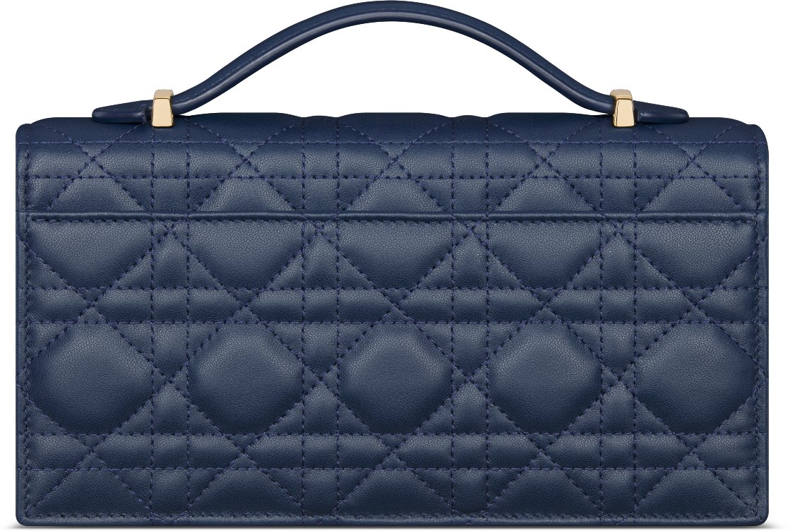 My Dior Mini Bag Deep Ocean Blue Cannage Lambskin | DIOR