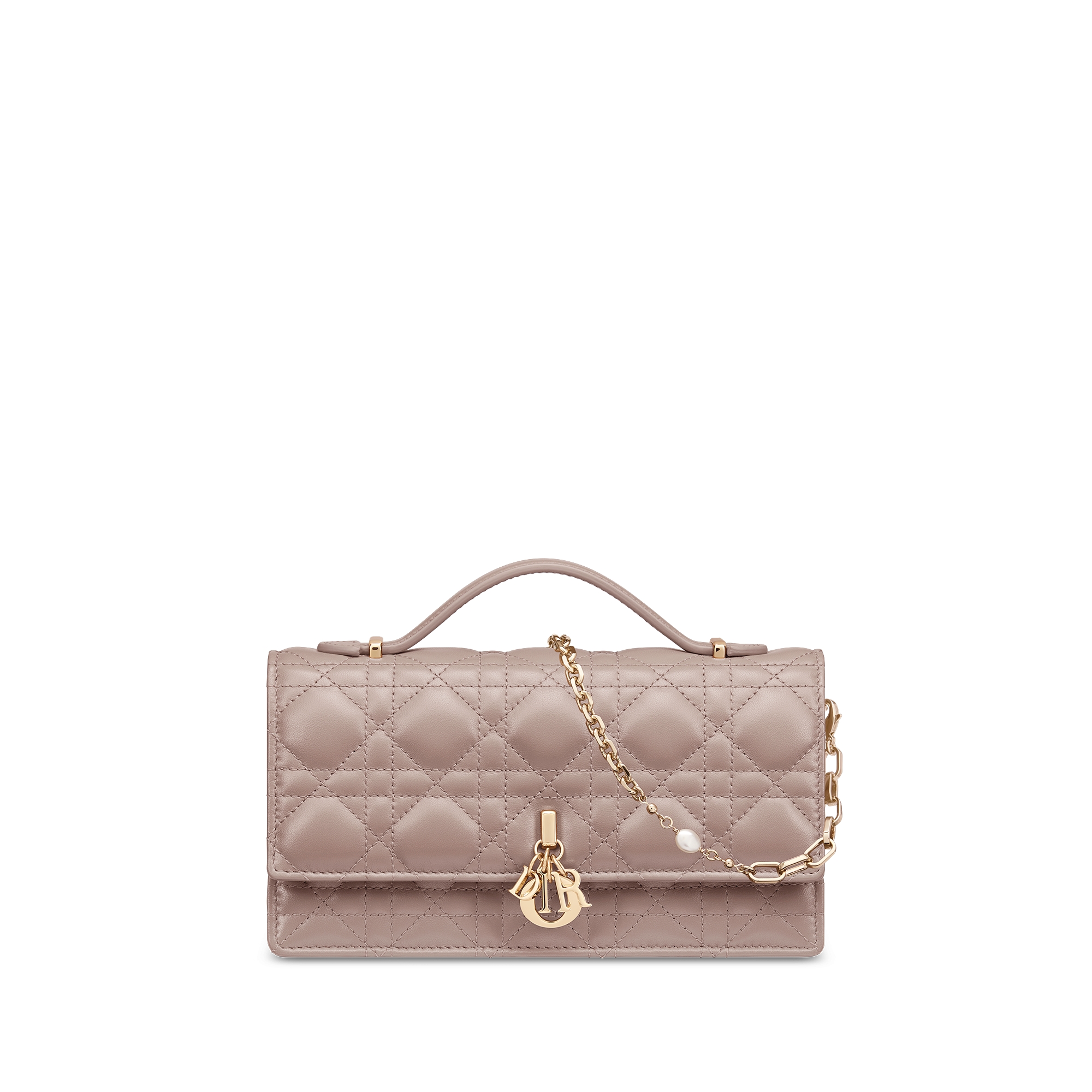 My Dior Mini Bag Warm Taupe Cannage Lambskin | DIOR