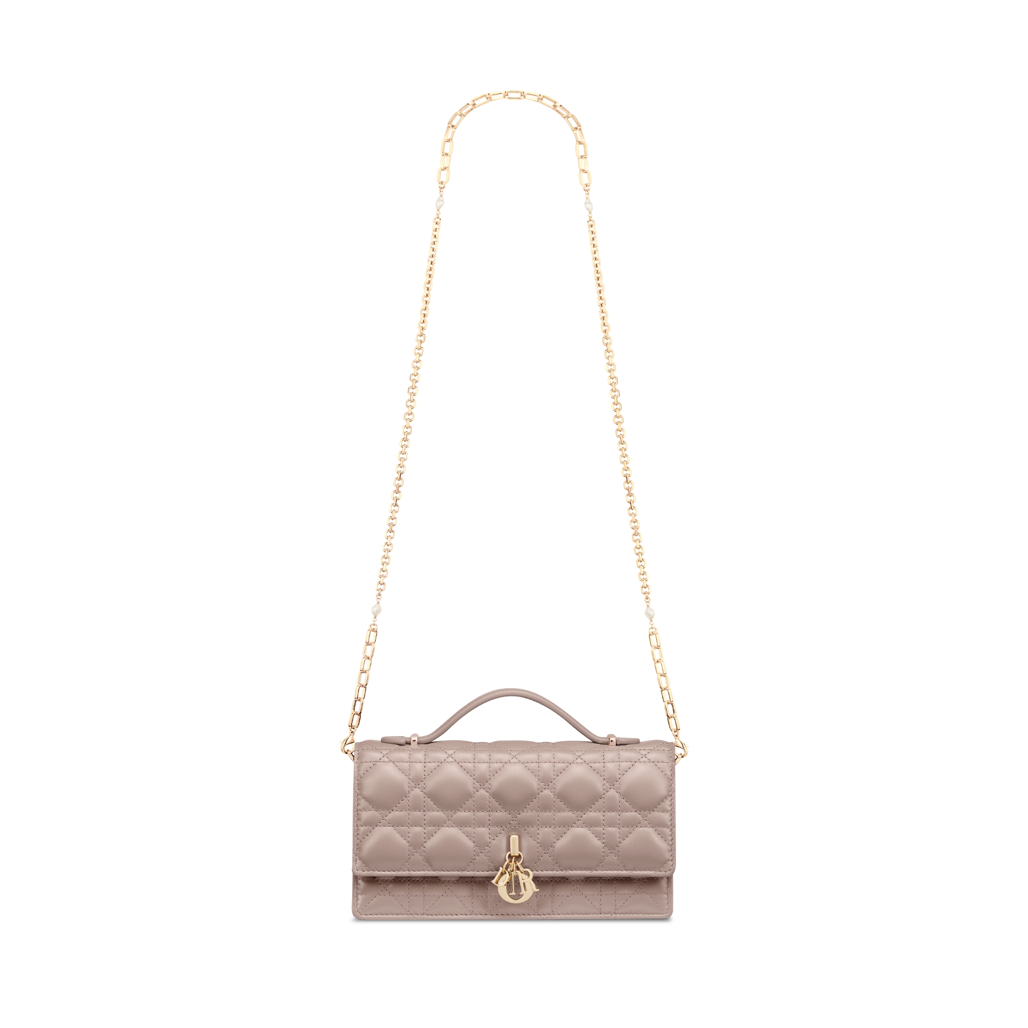 My Dior Mini Bag Warm Taupe Cannage Lambskin | DIOR