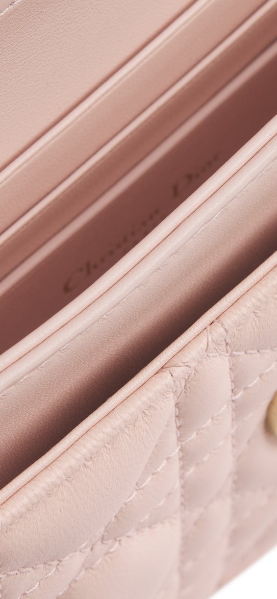 My Dior Mini Bag Powder Pink Cannage Lambskin | DIOR
