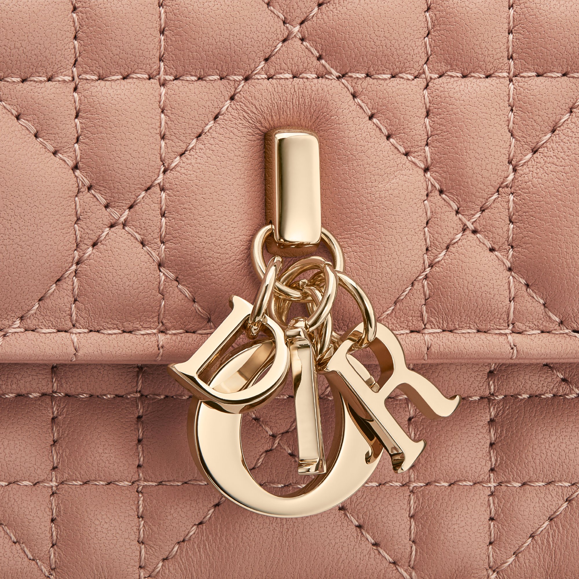 My Dior Mini Bag Rose des Vents Cannage Lambskin | DIOR