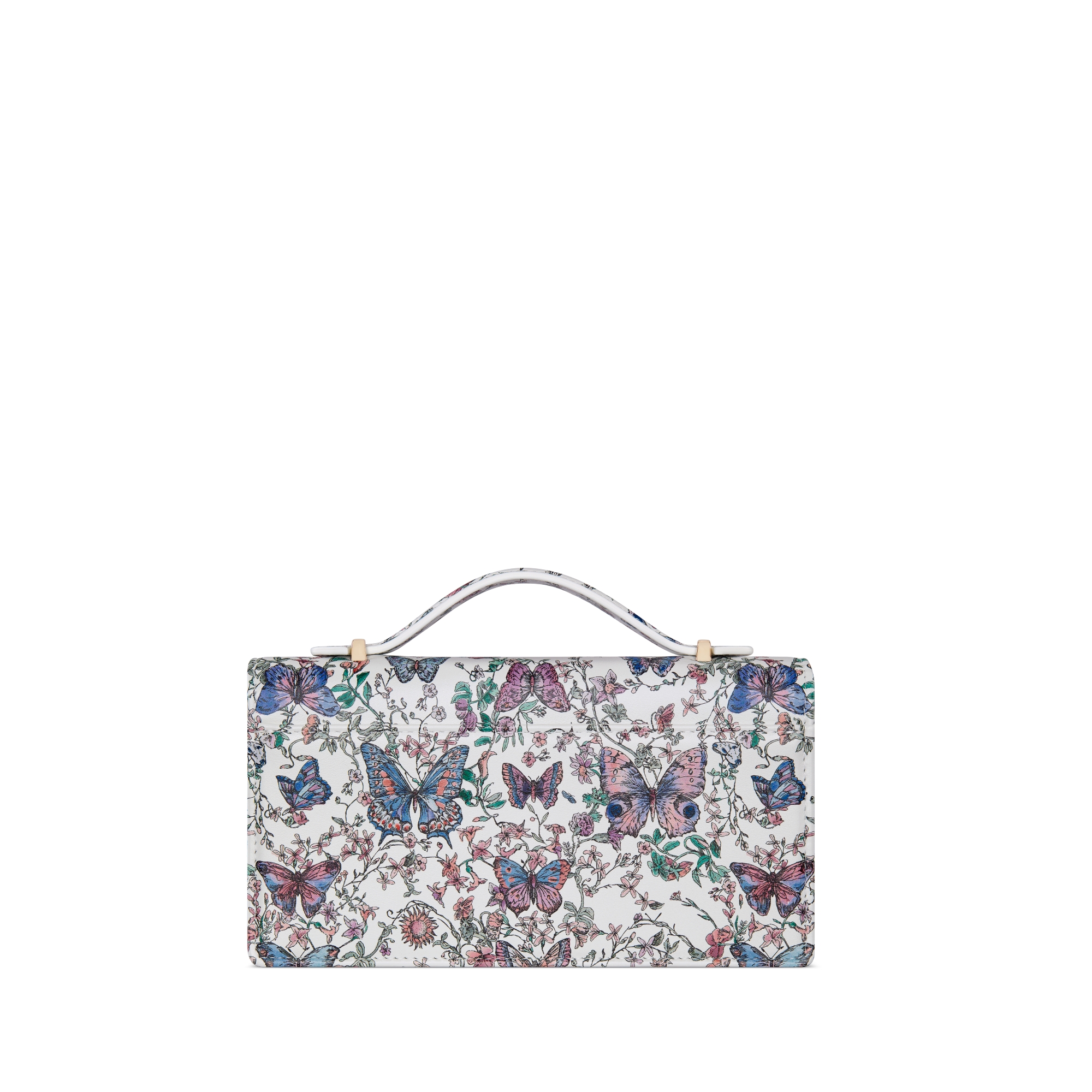 My Dior Mini Bag White Smooth Calfskin with Multicolor Toile de Jouy ...