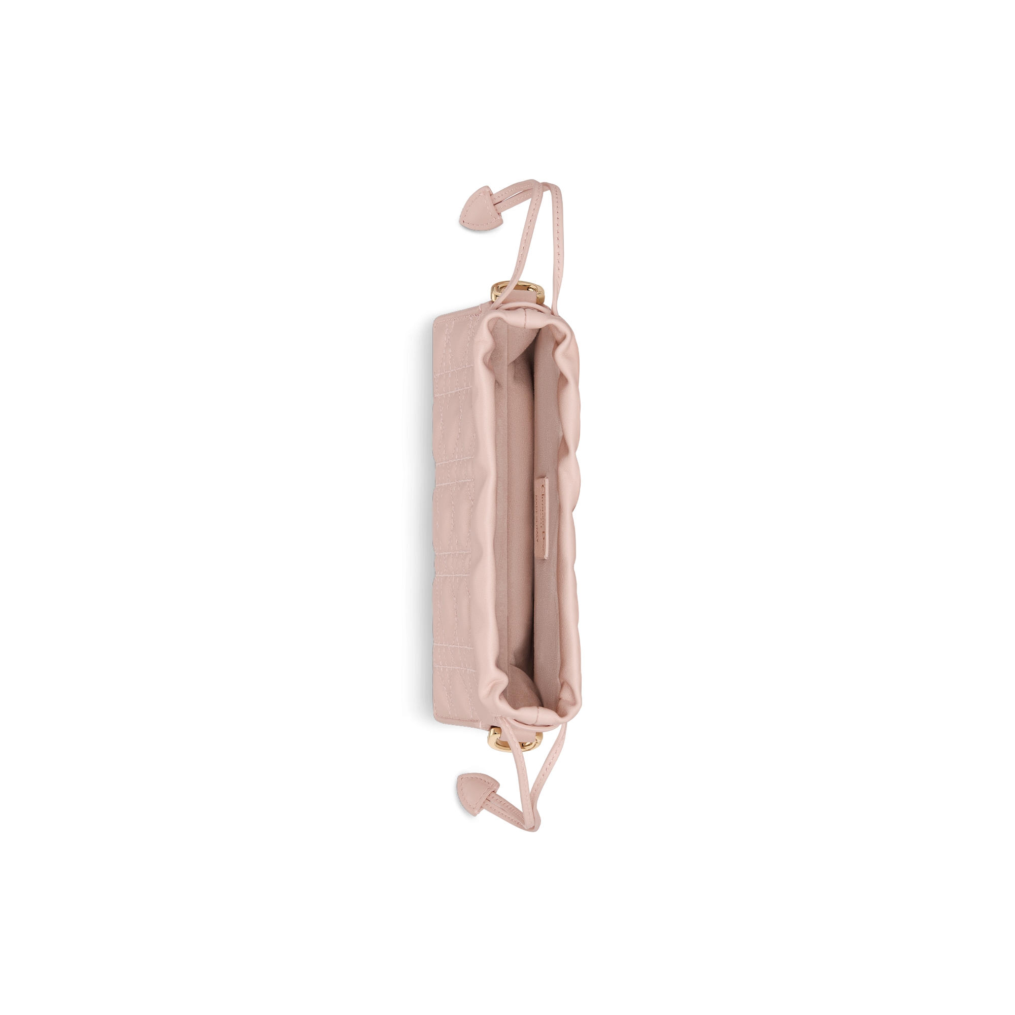 Lady Dior Milly Mini Bag Powder Pink Cannage Lambskin | DIOR