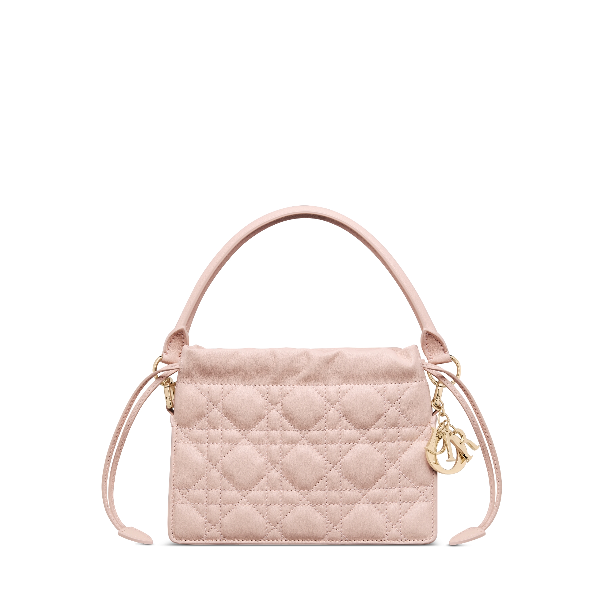 Lady Dior Milly Mini Bag Powder Pink Cannage Lambskin | DIOR