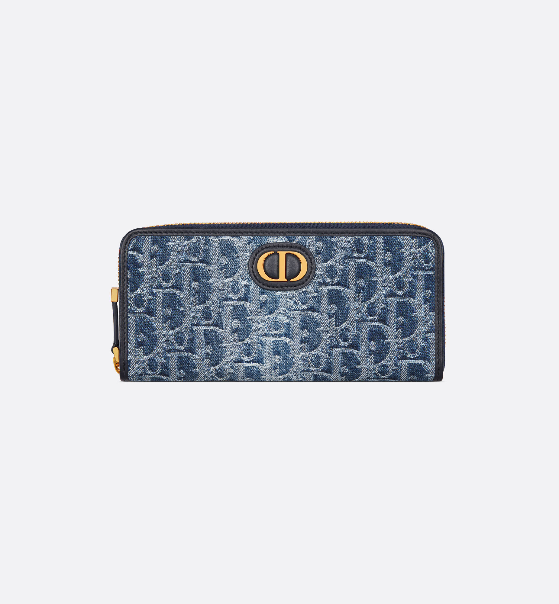 30 Montaigne Voyageur Long Wallet Blue Denim Dior Oblique 30 Montaigne Voyageur Long Wallet Blue Denim Dior Oblique