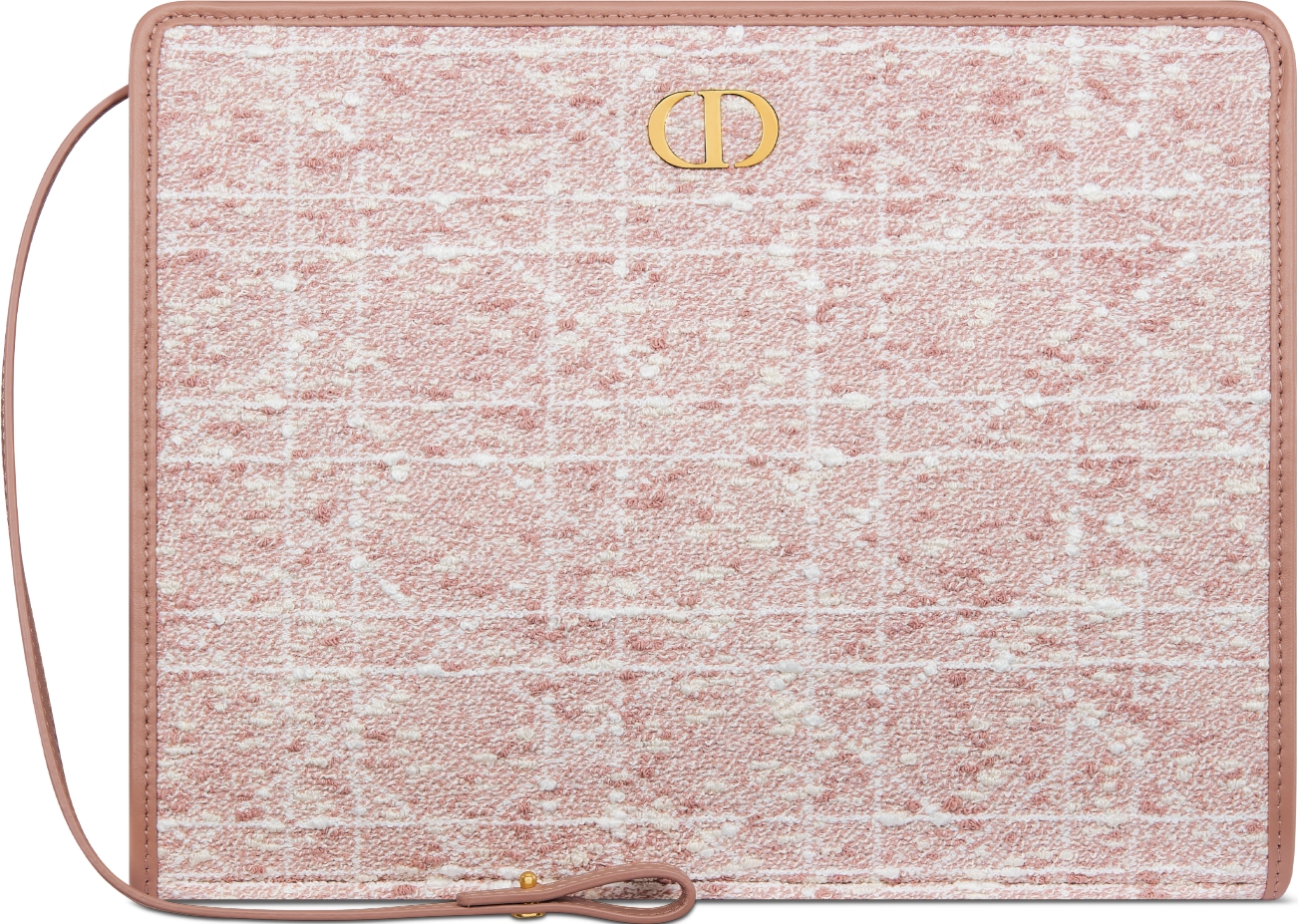 Pochette Dea 30 Montaigne Tweed Cannage color rose des vents | DIOR