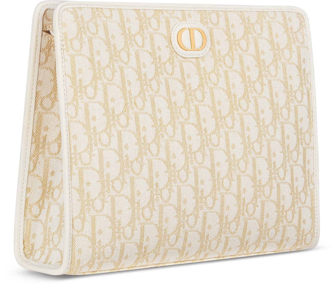 30 Montaigne Dea Pouch Gold-Tone Dior Oblique Jacquard | DIOR