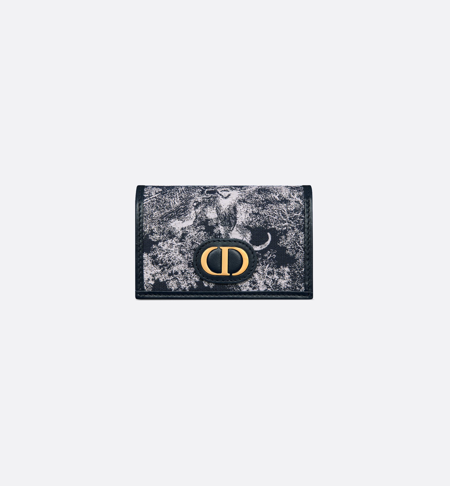30 Montaigne Glycine Wallet Pink Toile de Jouy Reverse 30 Montaigne Glycine Wallet Pink Toile de Jouy Reverse