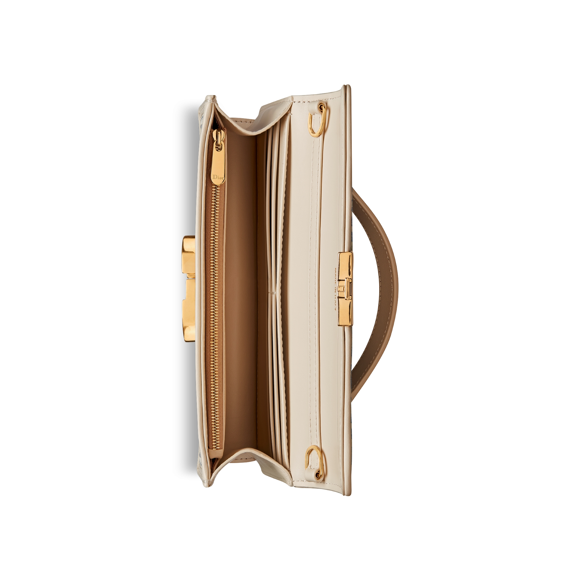 Miss Montaigne Mini Bag Blue Dior Oblique Chambray with Raffia Effect ...