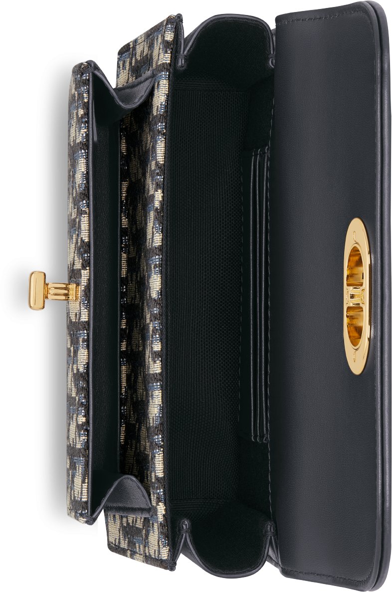 Miss Maddy Mini Bag Blue Dior Oblique Jacquard and Smooth Calfskin | DIOR