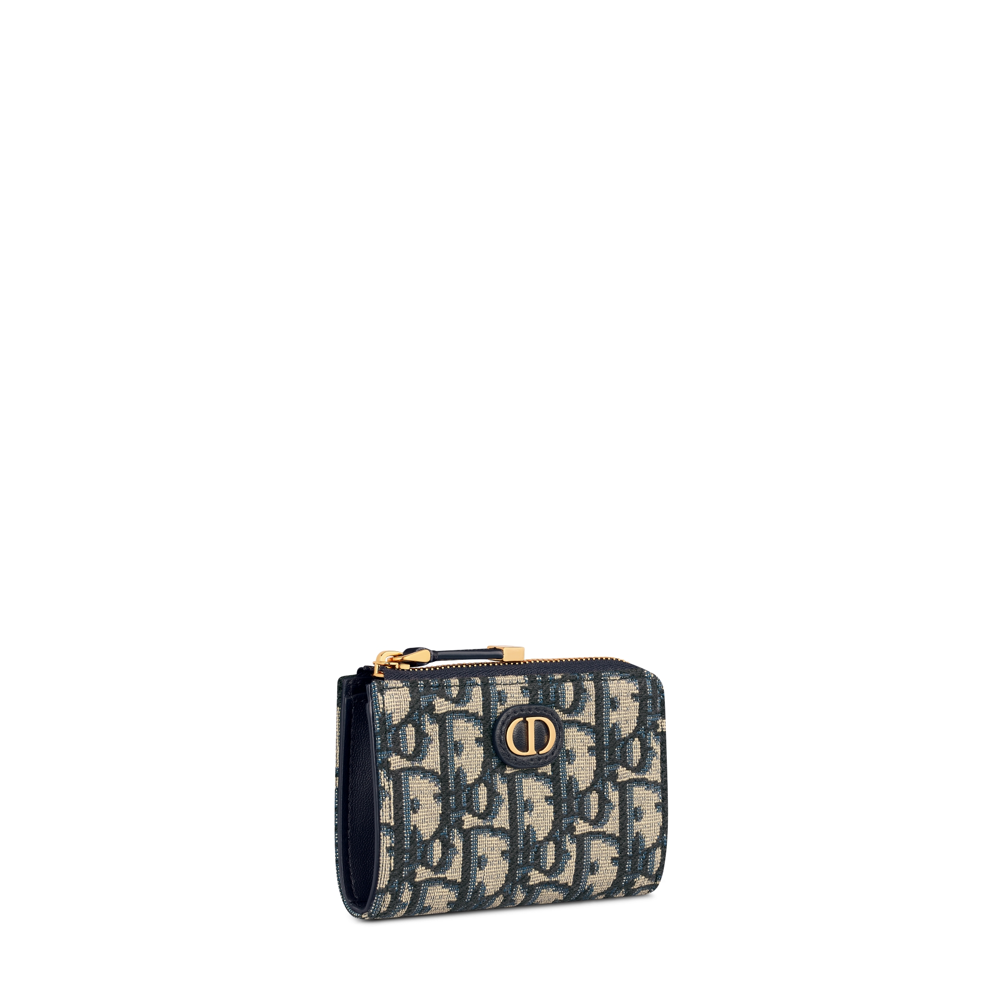 30 Montaigne Yuzu Key Case Blue Dior Oblique Jacquard | DIOR