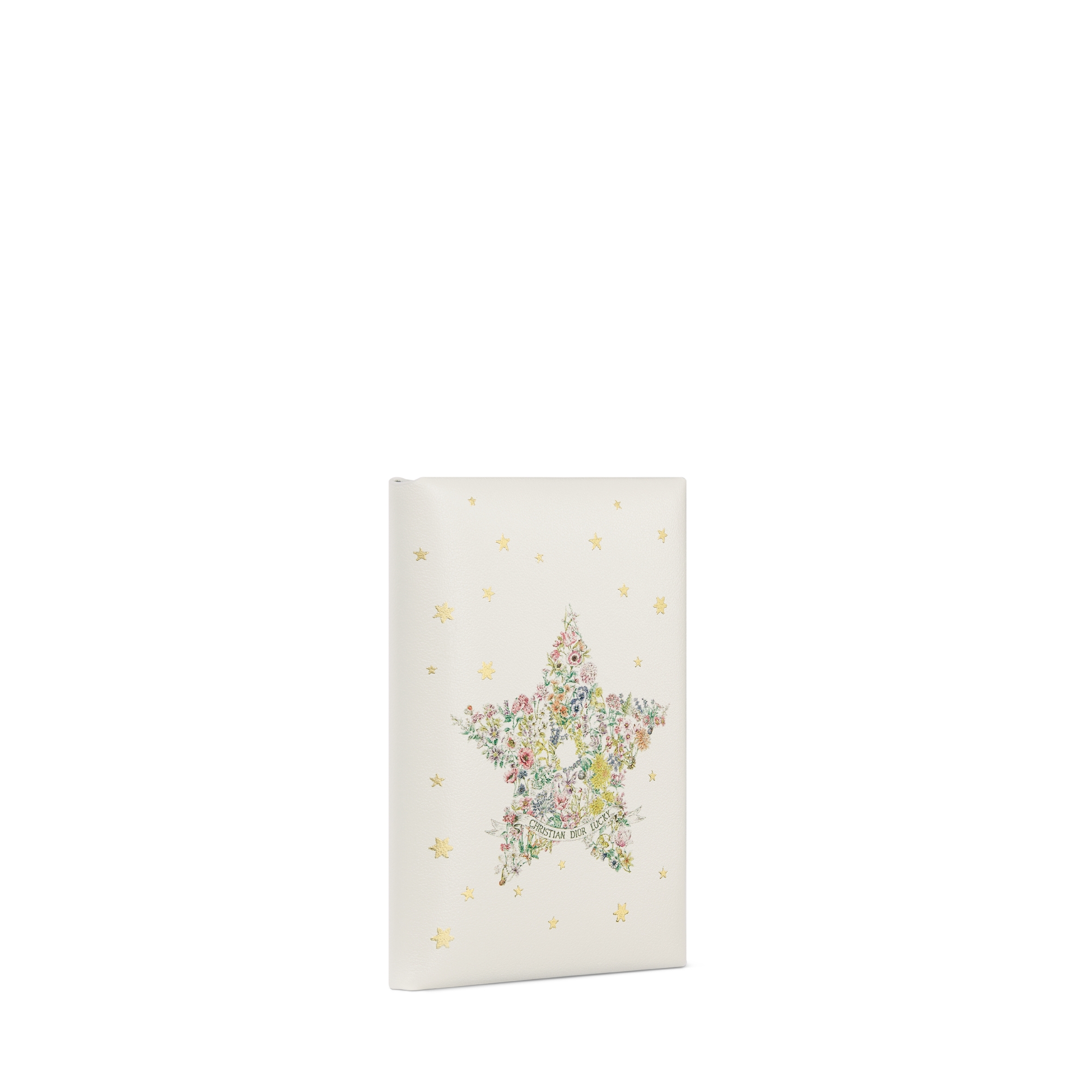 Dior Lucky Magnolia Card Holder Latte Supple Calfskin with Multicolor ...