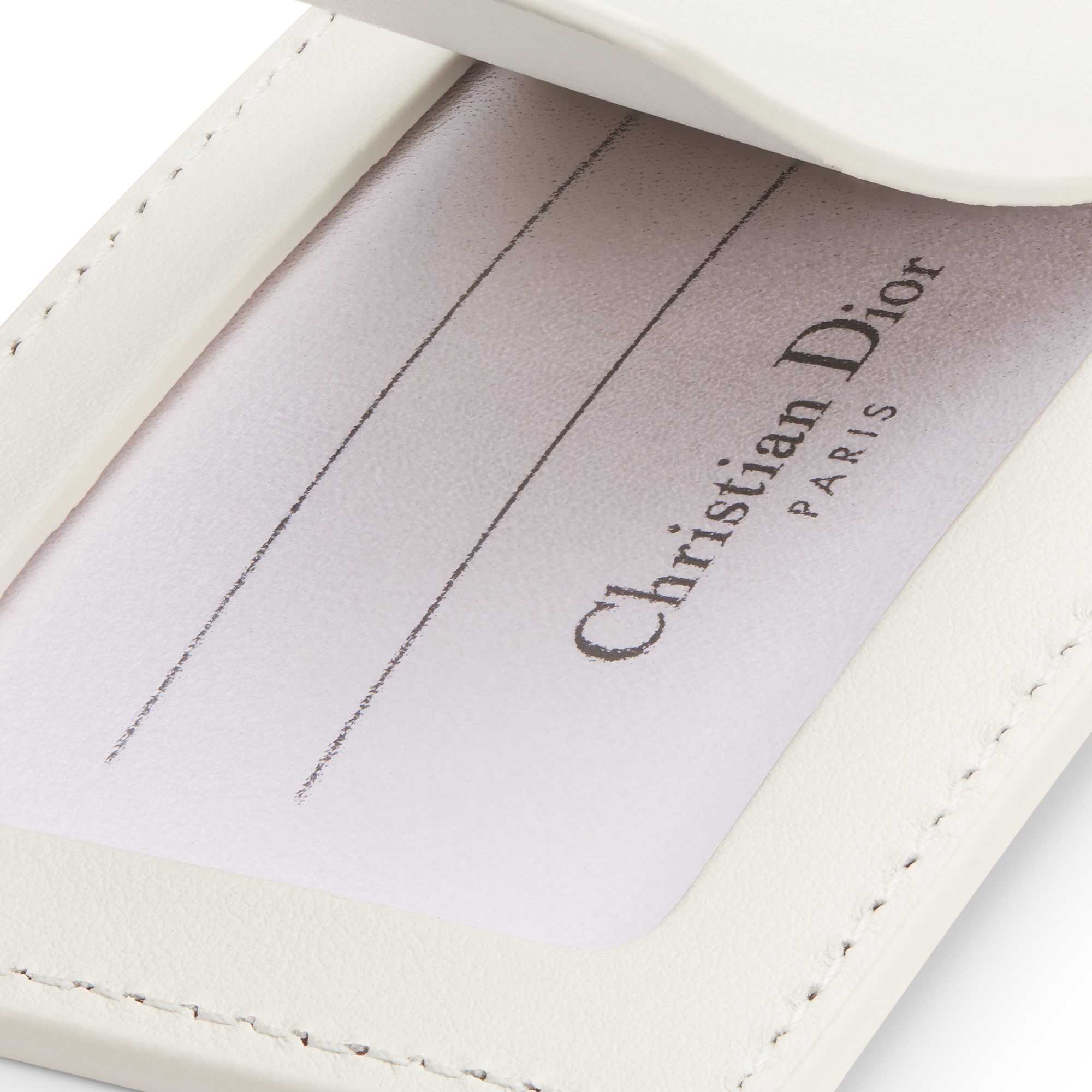 Dior Lucky DiorTravel Luggage Tag Latte Smooth Calfskin with Multicolor ...