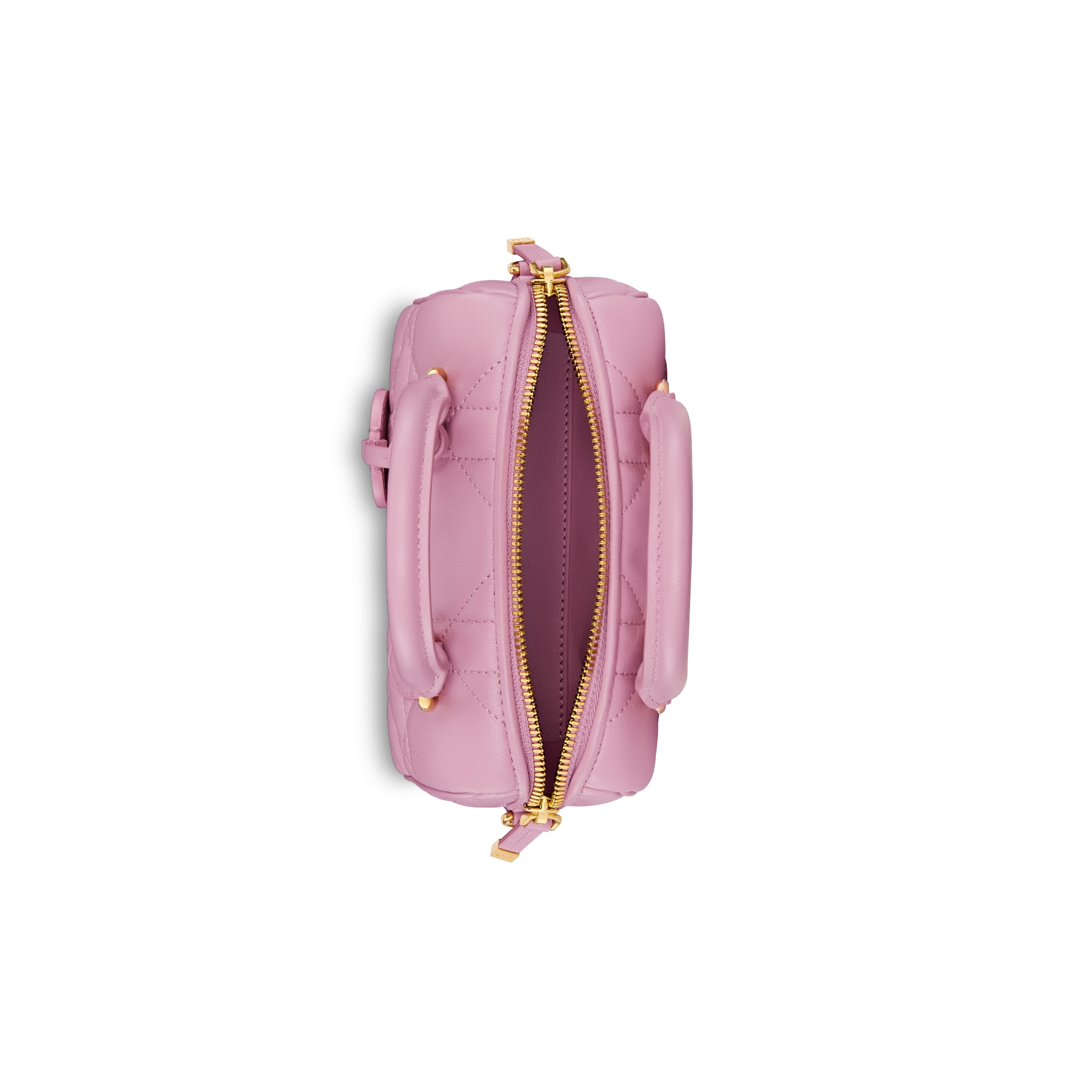 Dior Groove 17 Nano Bag Hydrangea Pink Macrocannage Calfskin | DIOR