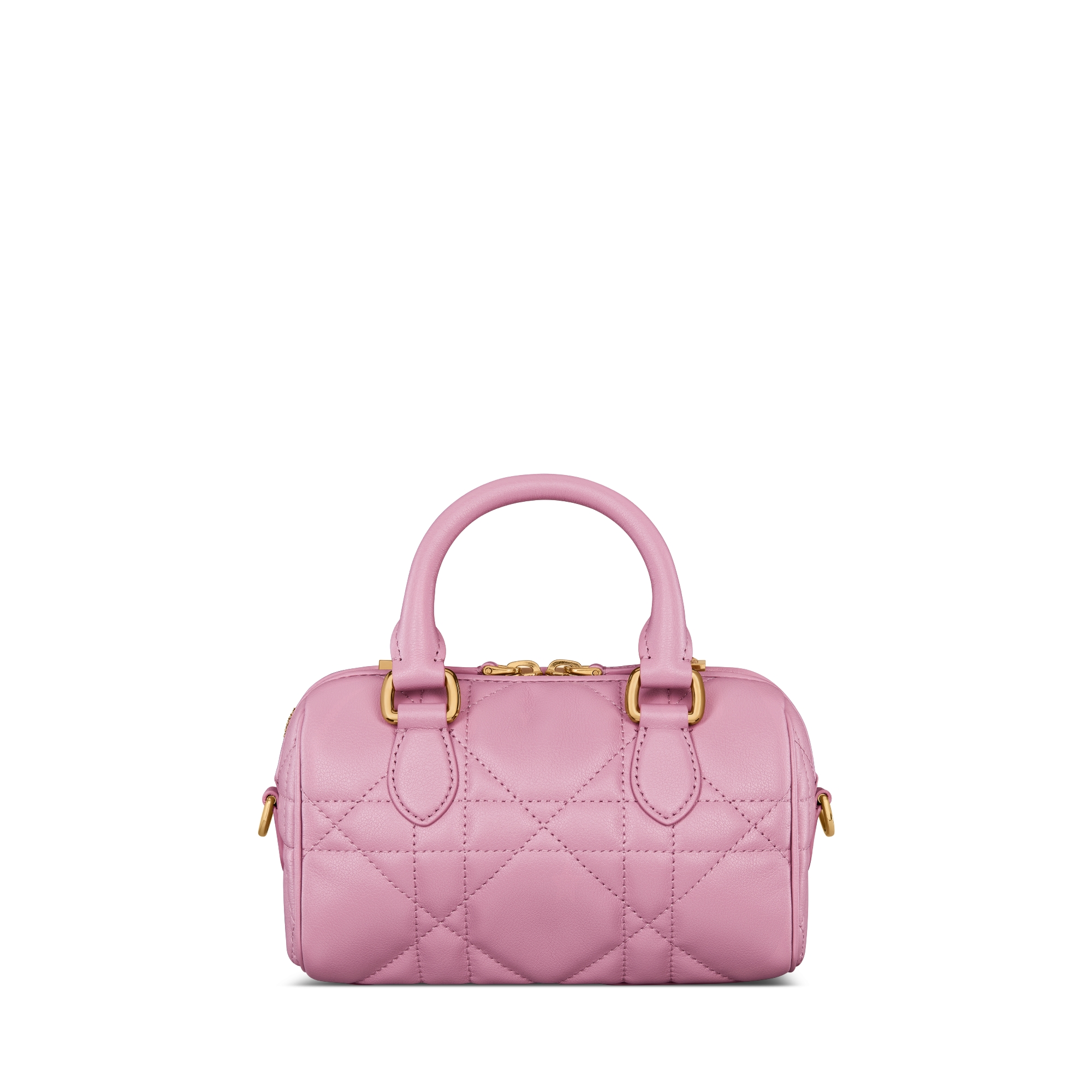 Dior Groove 17 Nano Bag Hydrangea Pink Macrocannage Calfskin | DIOR