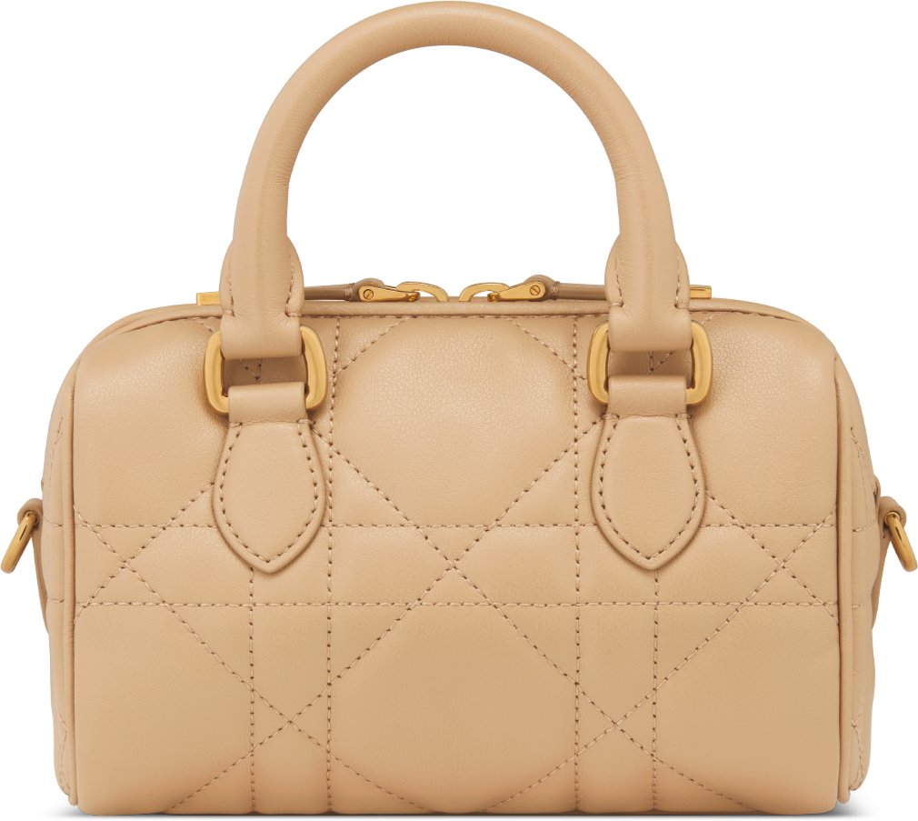 Dior Groove 17 Nano Bag Biscuit Macrocannage Calfskin | DIOR