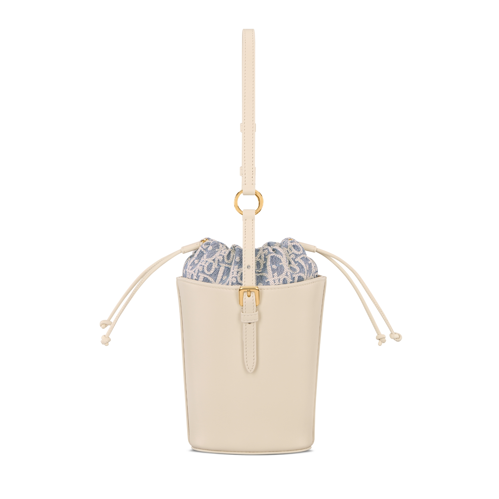 30 Montaigne Mini Bucket Bag Blue Dior Oblique Chambray with Raffia ...