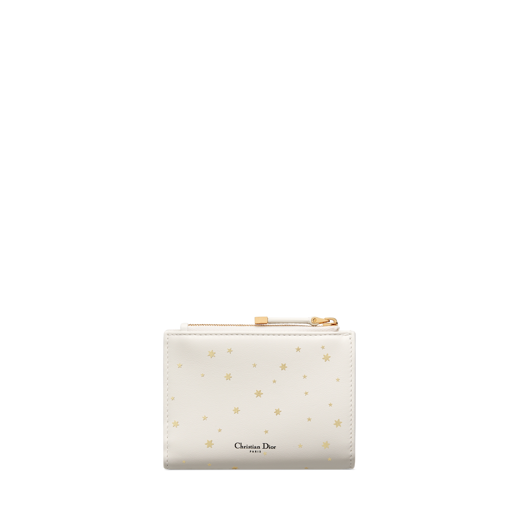 Dior Lucky Dahlia Dior Print Wallet Latte Supple Calfskin with ...