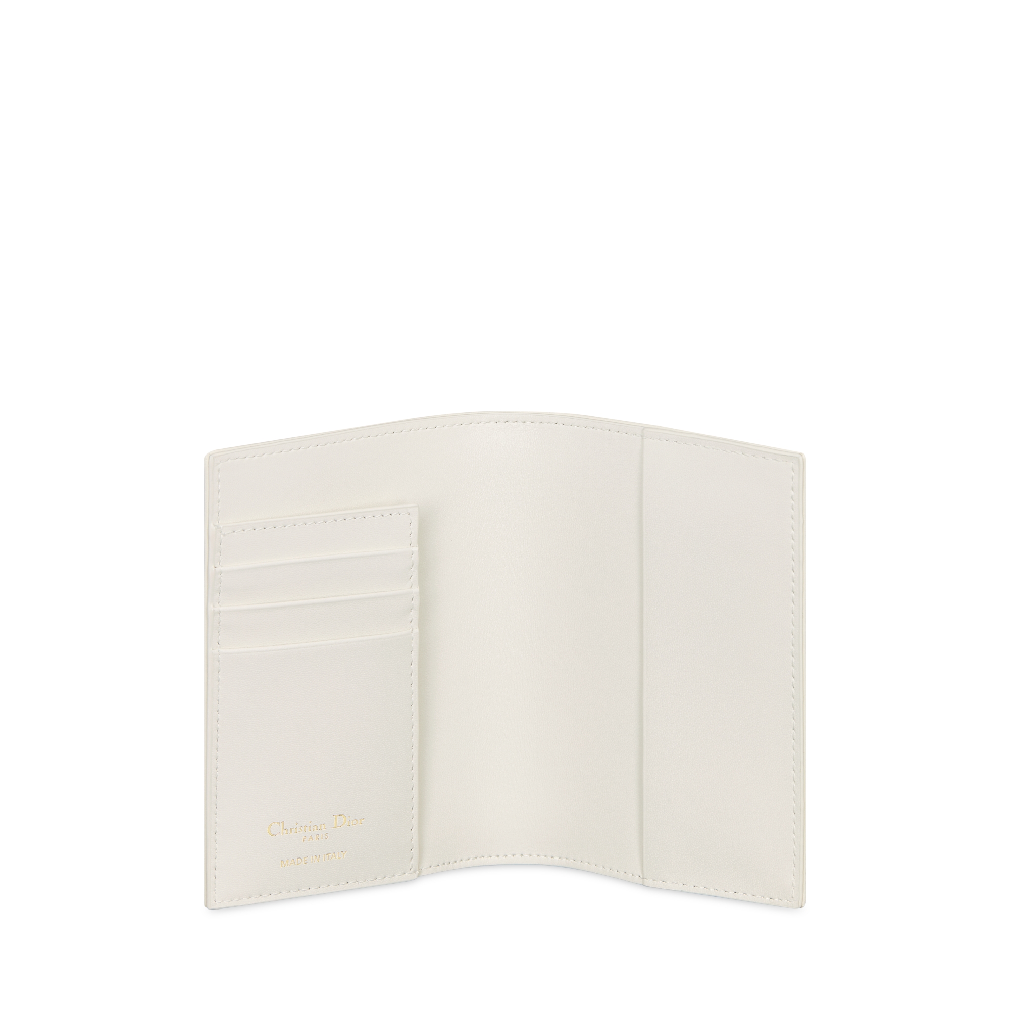 Dior Lucky Dior Print Passport Cover Latte Supple Calfskin with ...