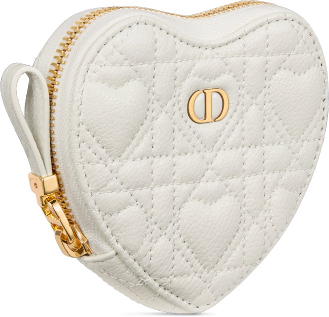 Сумка Dior Caro Dioramour в форме сердца с цепочкой Телячья кожа ...