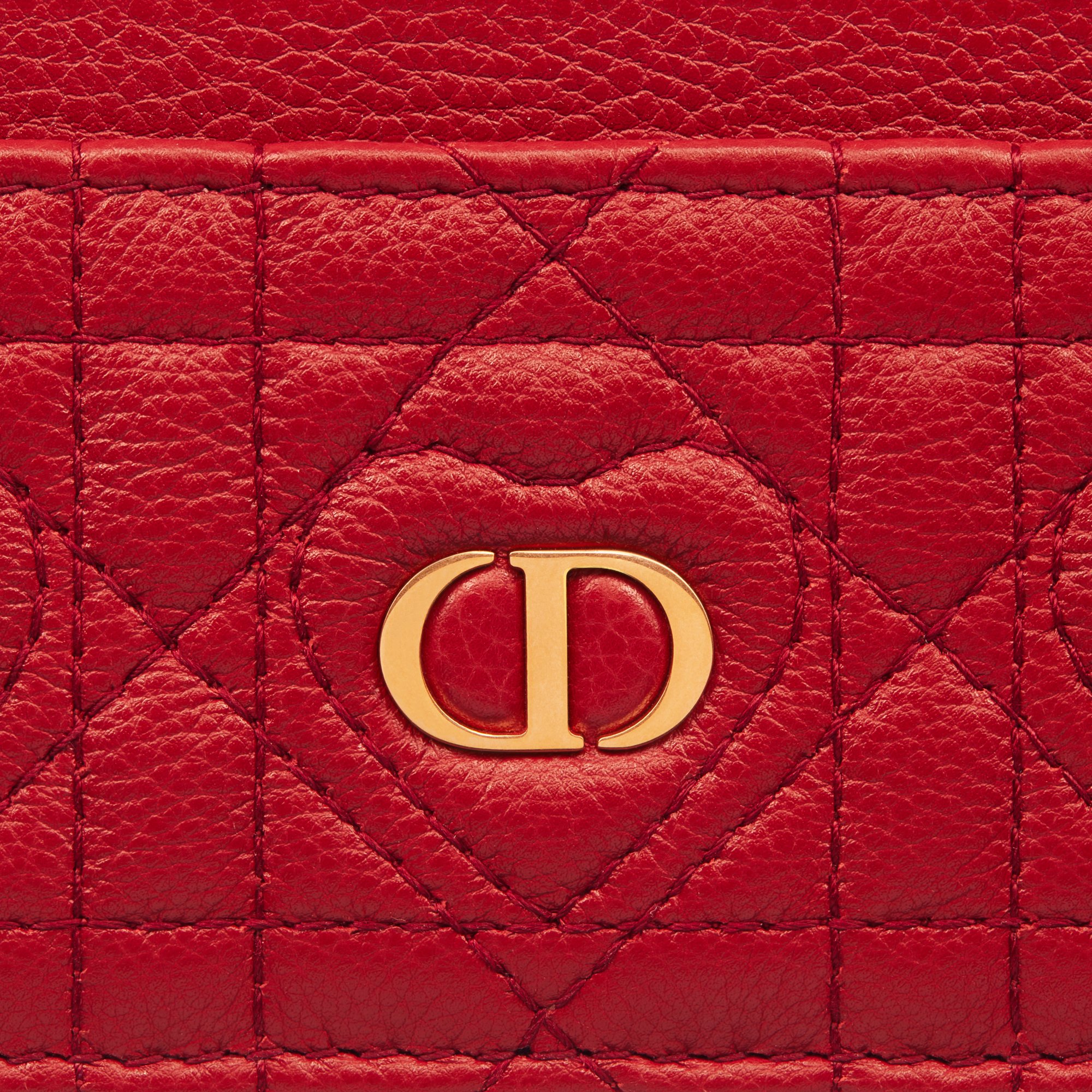 Чехол для банковских карт Dior Caro Freesia Dioramour Телячья кожа ...