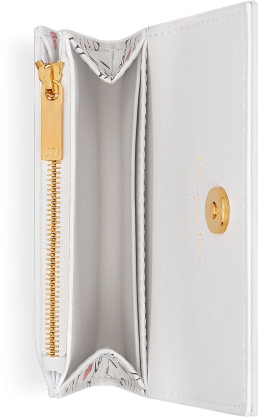 DIOR | Dioramour Dior Caro Glycine ウォレット Je Vous Adore カーフスキン