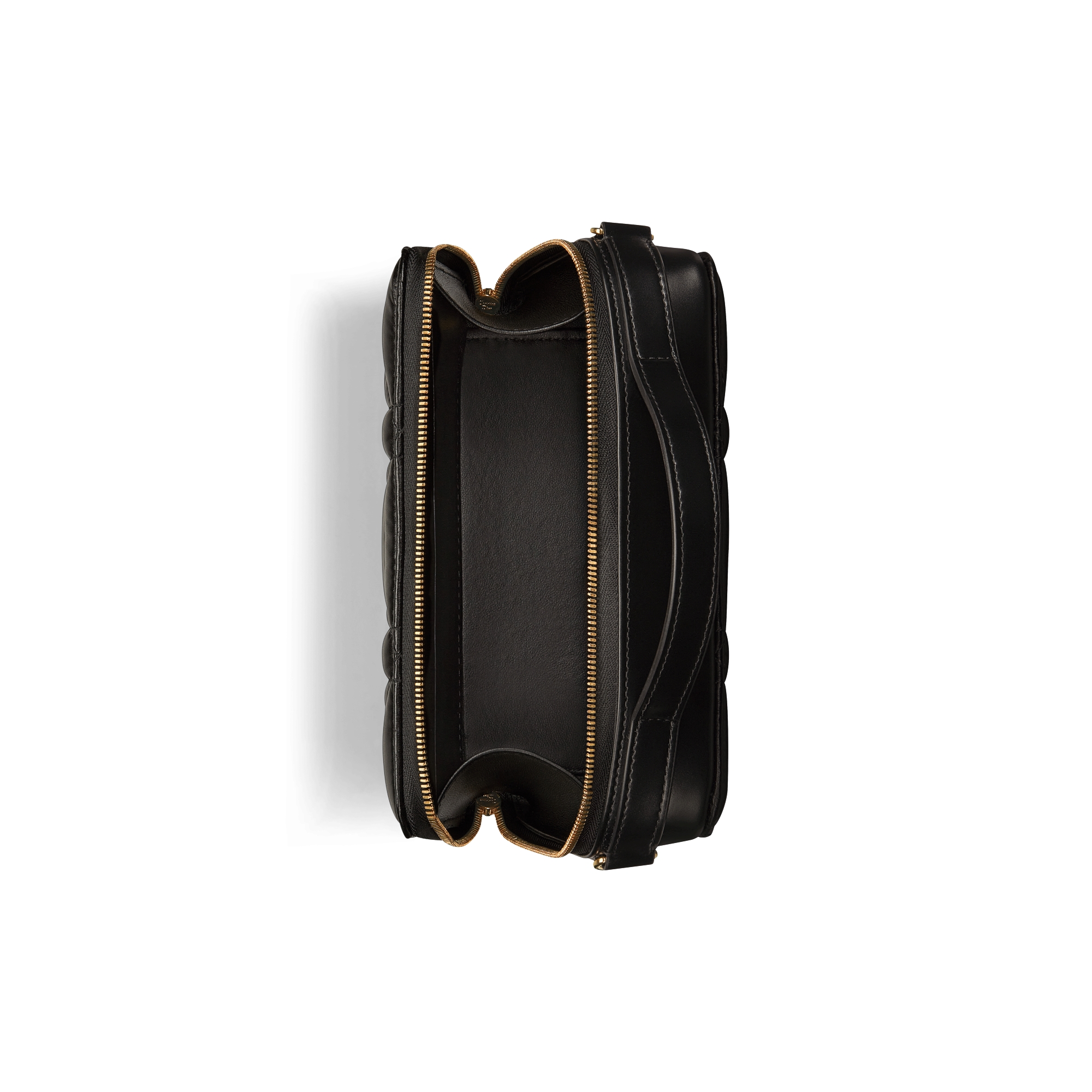 Dior Caro Box Bag Black Quilted Macrocannage Calfskin | DIOR