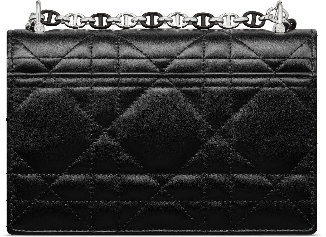 Miss Caro Mini Bag Black Macrocannage Lambskin | DIOR