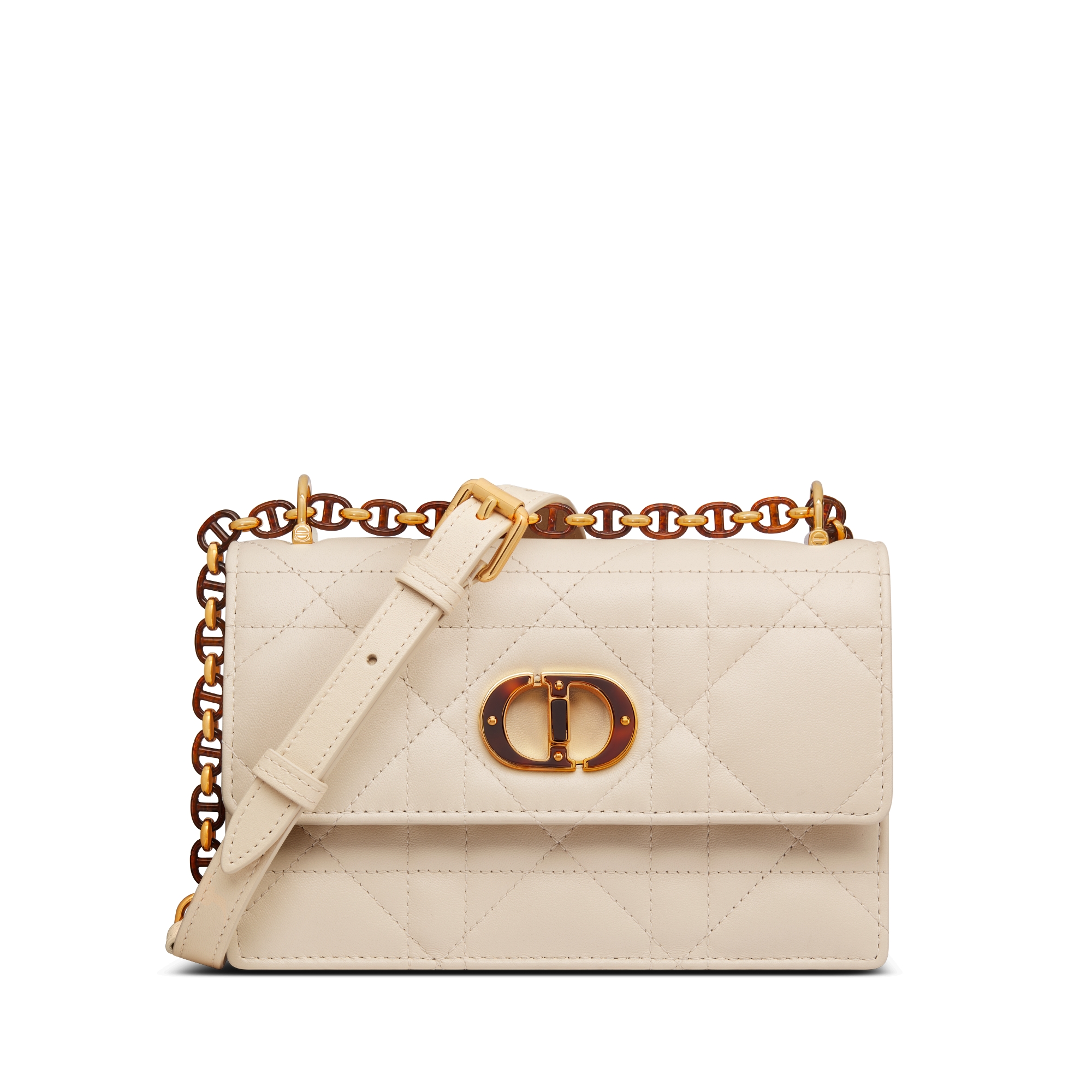 Miss Caro Mini Bag Black Macrocannage Lambskin | DIOR