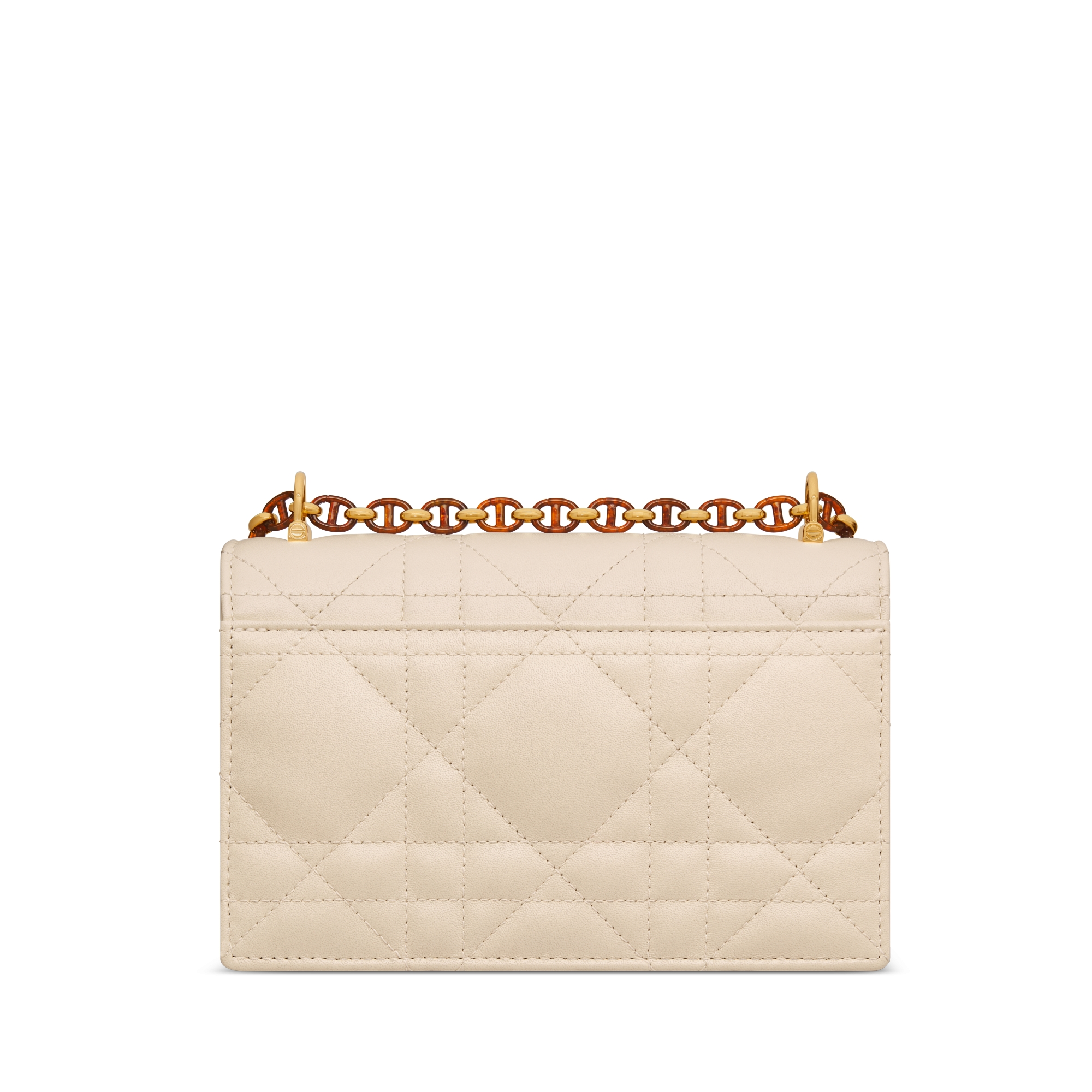 Miss Caro Mini Bag Dusty Ivory Macrocannage Lambskin | DIOR