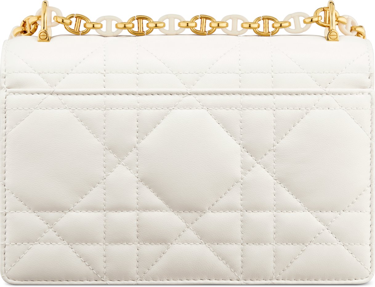 Miss Caro Mini Bag Latte Macrocannage Lambskin | DIOR