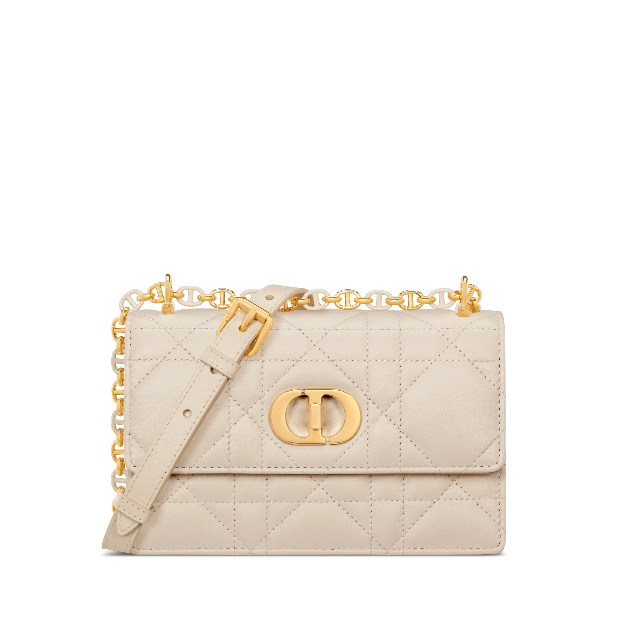 Miss Caro Mini Bag Cloud Blue Macrocannage Lambskin | DIOR