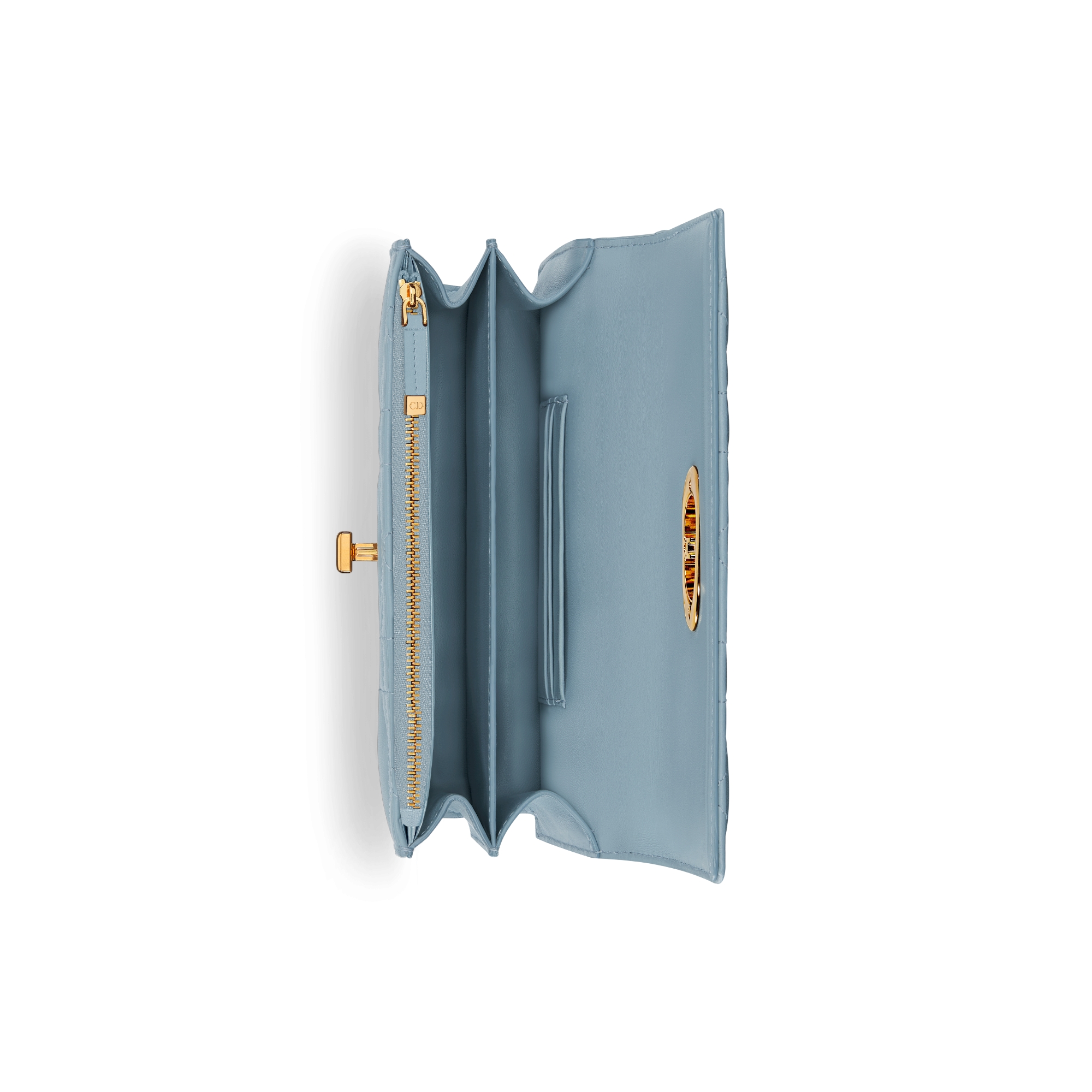 Miss Caro Mini Bag Cloud Blue Macrocannage Lambskin | DIOR