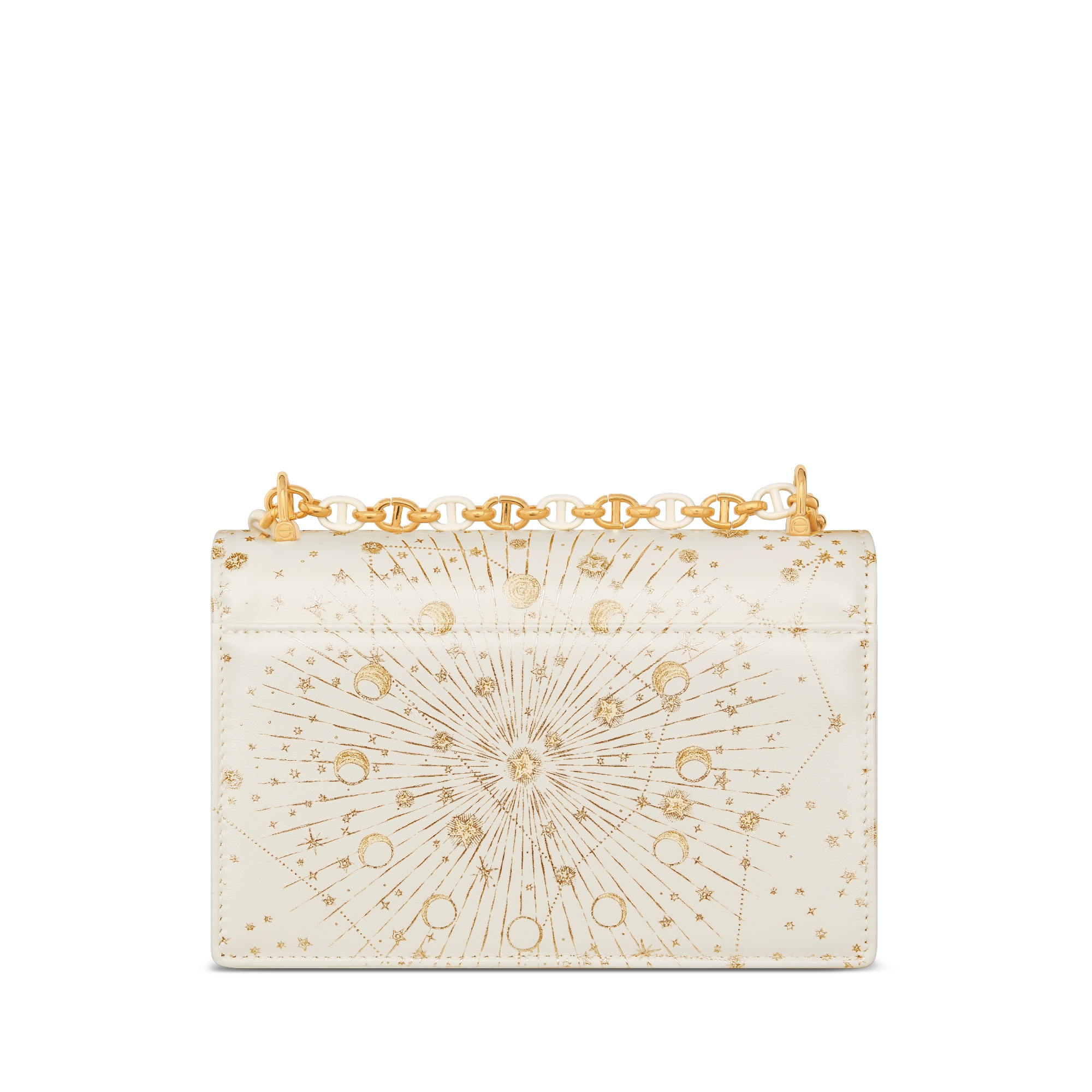 Miss Caro Mini Bag Latte Calfskin with Gold-Tone Dior Astral Print | DIOR
