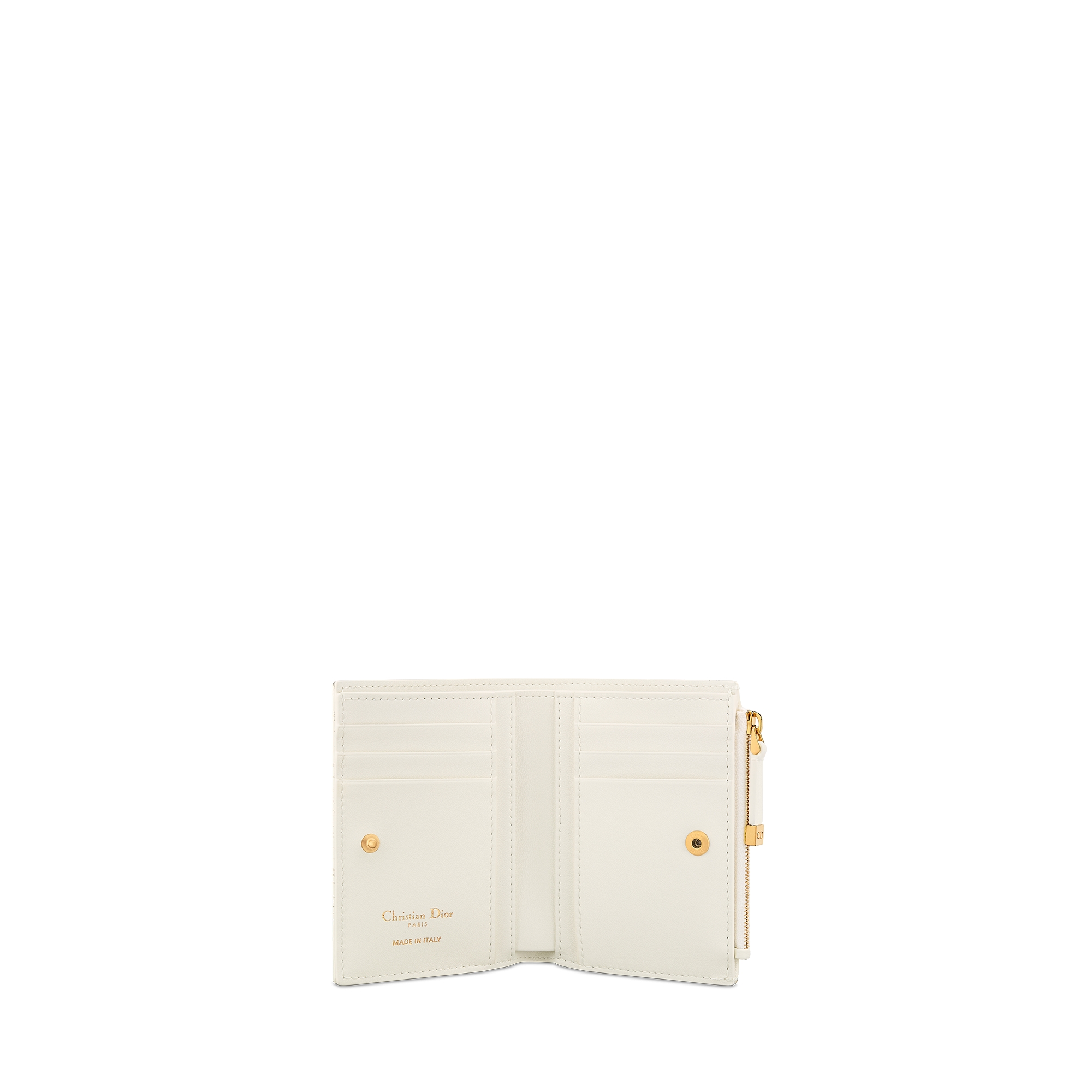 Dior Caro Dahlia Wallet Latte Calfskin with Gold-Tone Dior Astral Print ...