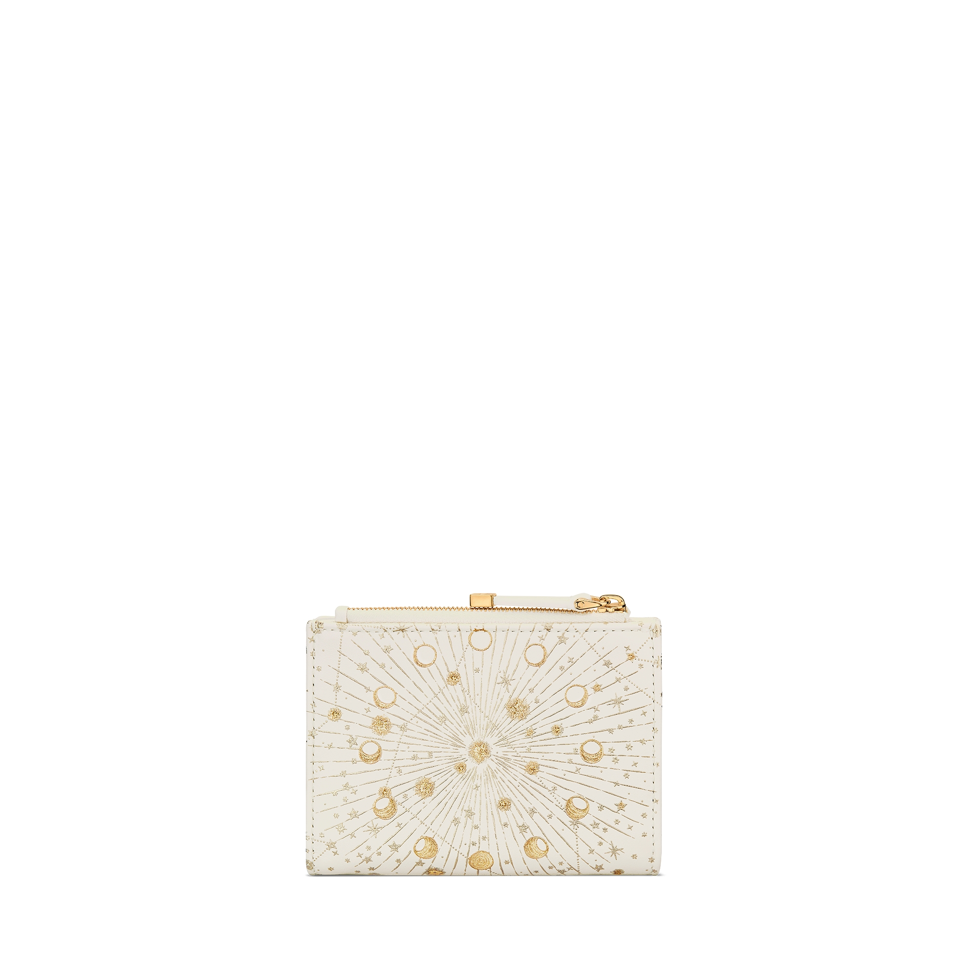 Dior Caro Dahlia Wallet Latte Calfskin with Gold-Tone Dior Astral Print ...