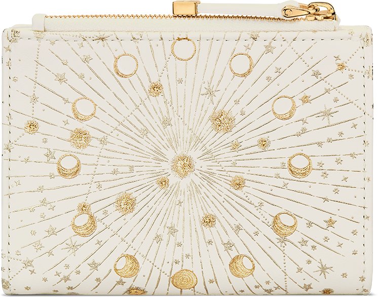 Dior Caro Dahlia Wallet Latte Calfskin with Gold-Tone Dior Astral Print ...