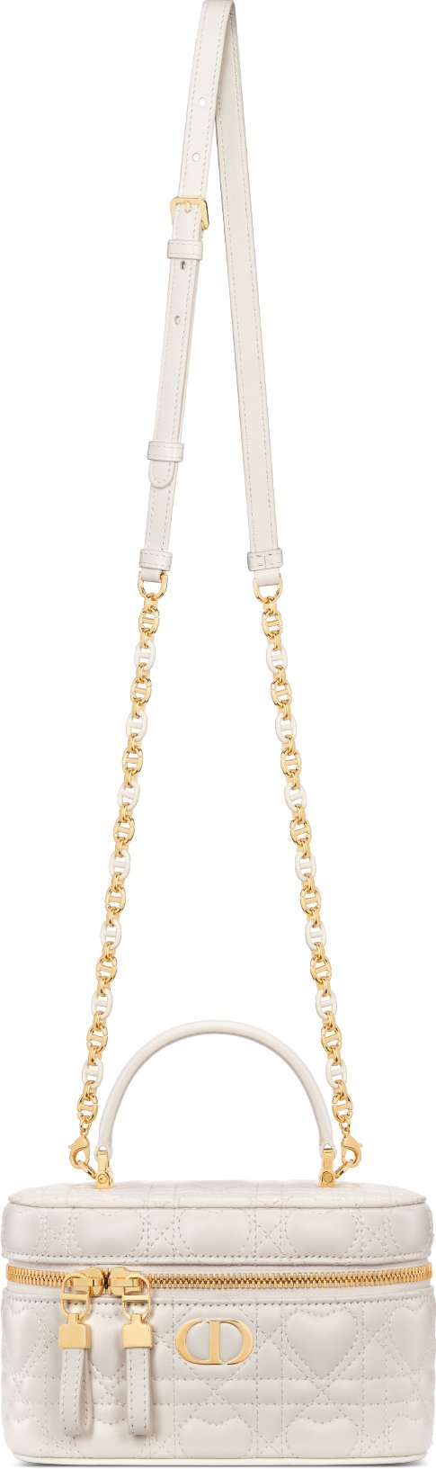 Beauty case mini Dior Caro Dioramour Pelle di agnello Cannage color ...