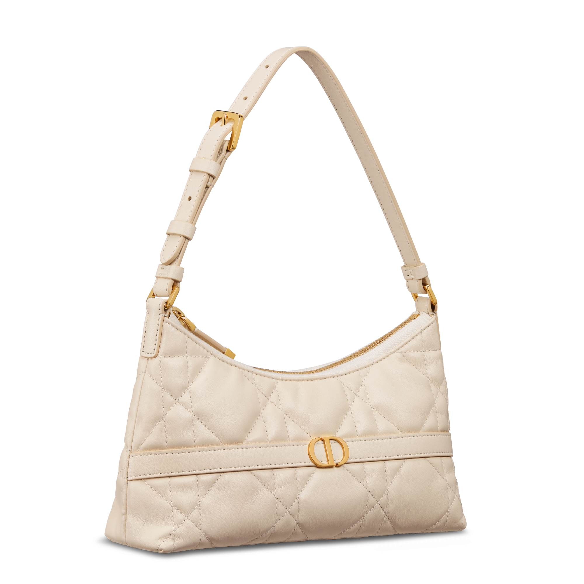 Miss Caro Cigale Mini Bag Light Ivory Macrocannage Lambskin | DIOR