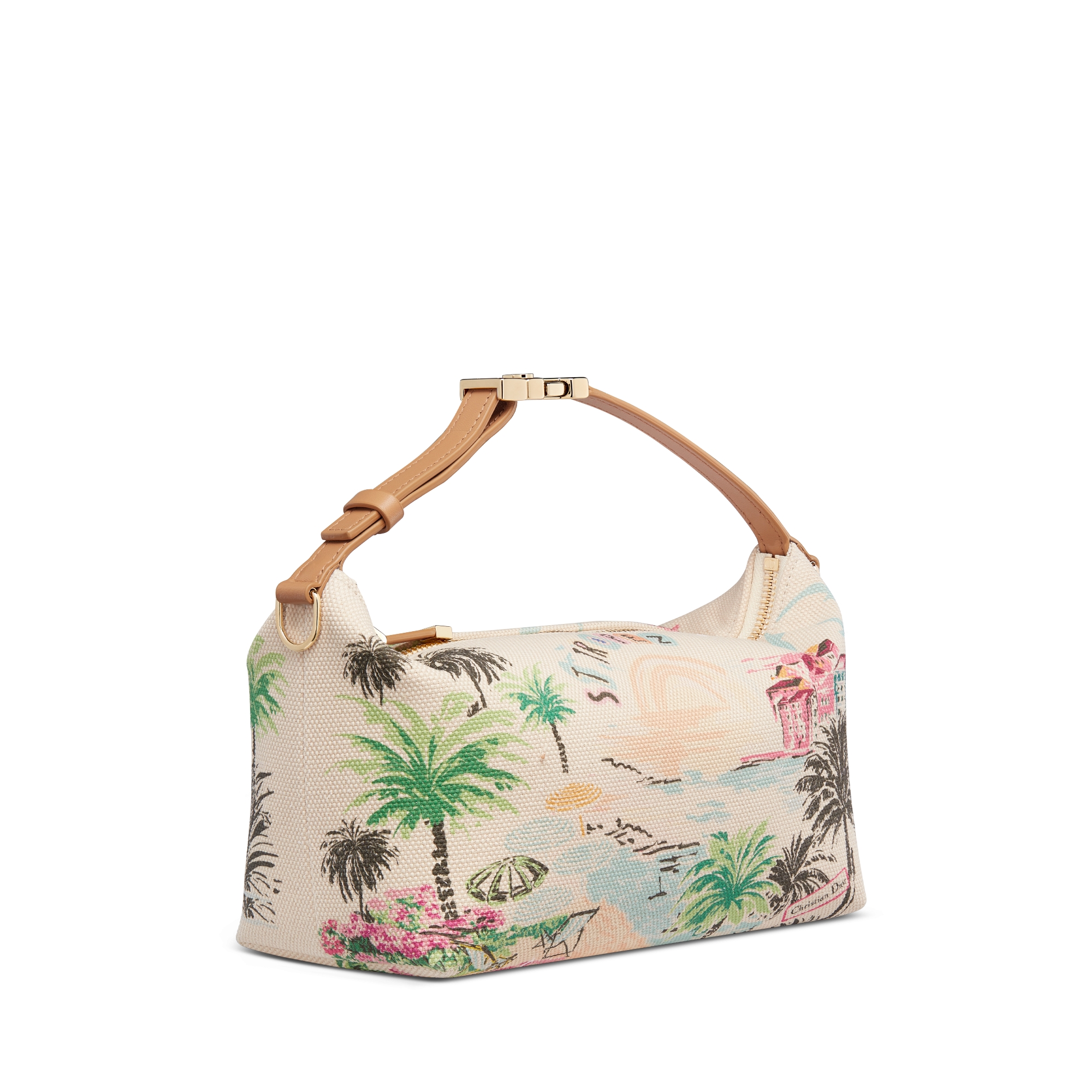 Dior Souvenir Medium DiorTravel Nomad Pouch Multicolor Robin Jacquard ...