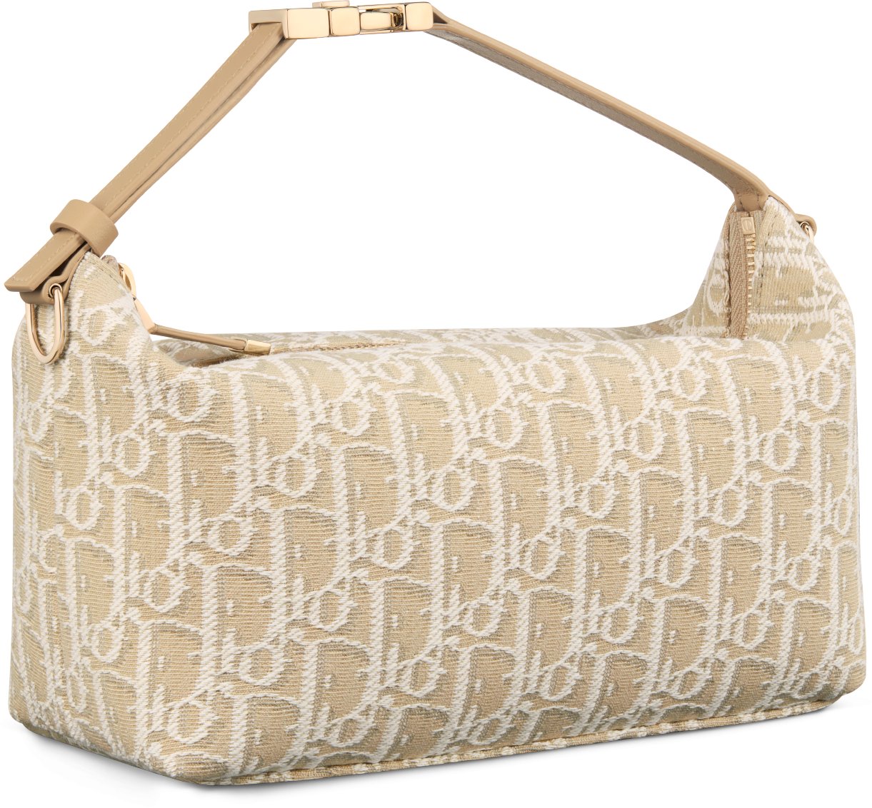Medium DiorTravel Nomad Pouch Natural Dior Oblique Jacquard | DIOR