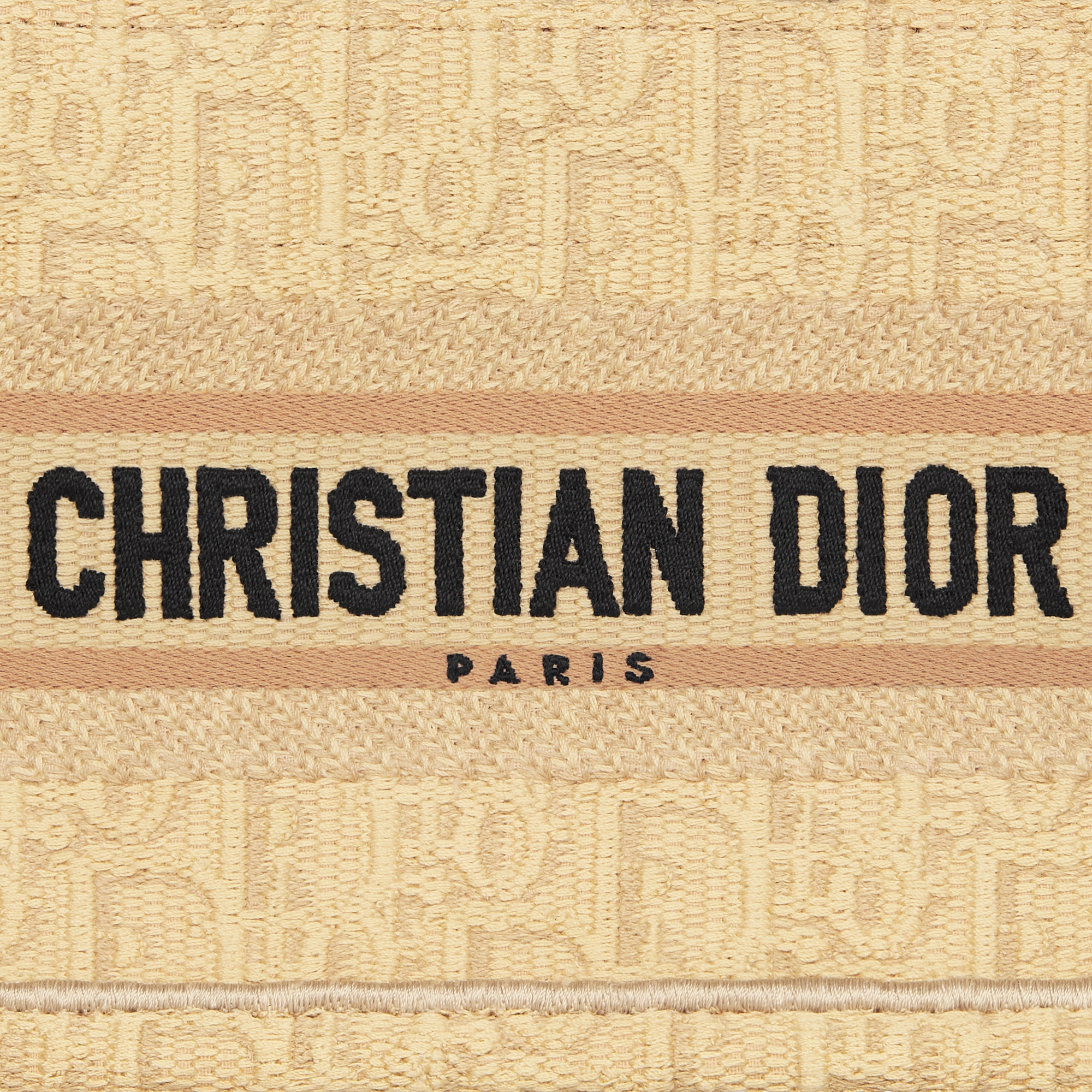 Mini Dior Book Tote Beige Dior Oblique Raffia (21.5 x 13 x 7.5 cm) | DIOR