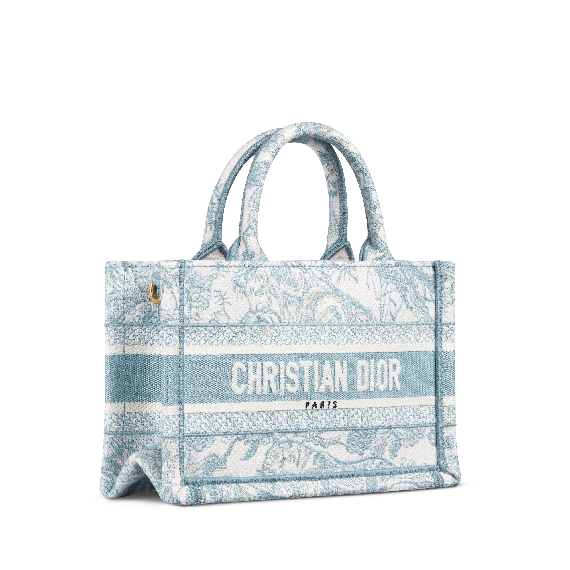 Dioriviera Mini Dior Book Tote White and Celestial Blue Toile de Jouy ...