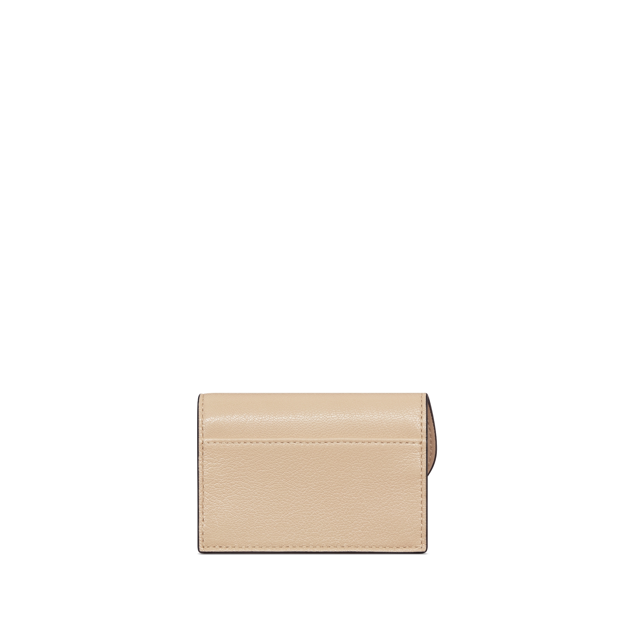 Saddle Bloom Card Holder Powder Beige Goatskin | DIOR