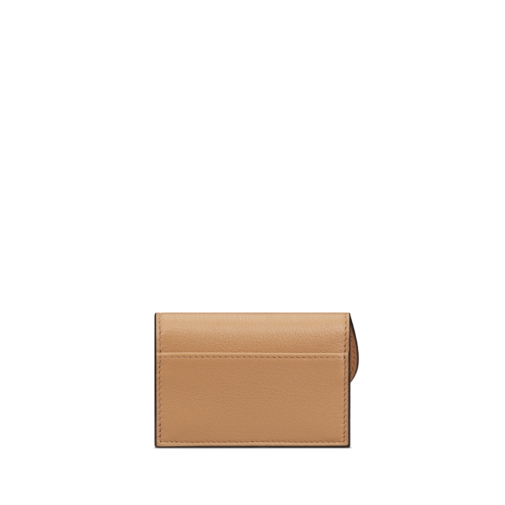 Saddle Bloom Card Holder Medium Tan Goatskin | DIOR