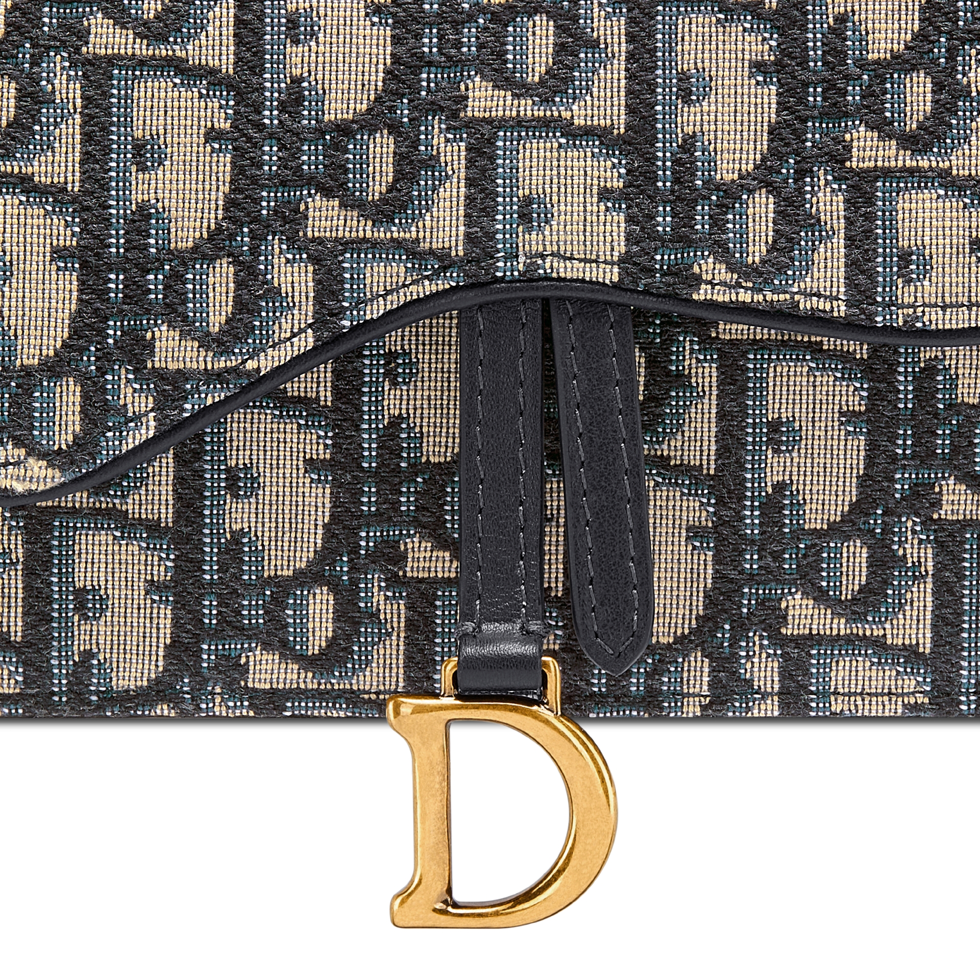 Saddle Belt Pouch Blue Dior Oblique Jacquard | DIOR