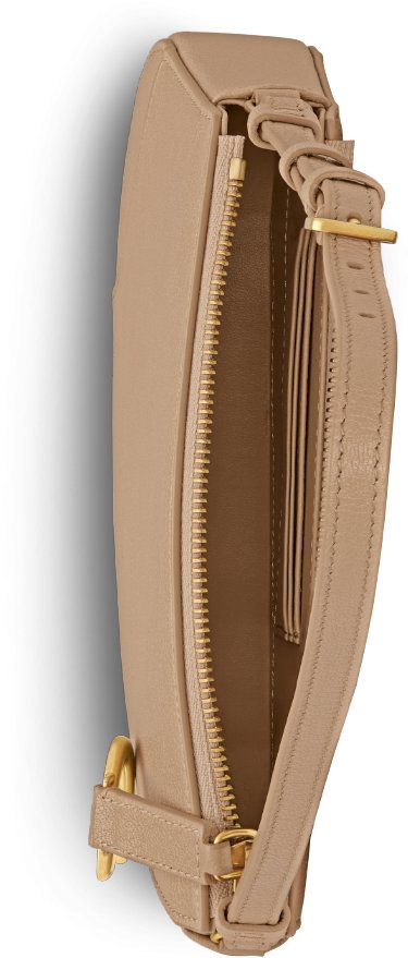 Saddle Rodeo Pouch Biscuit Goatskin | DIOR