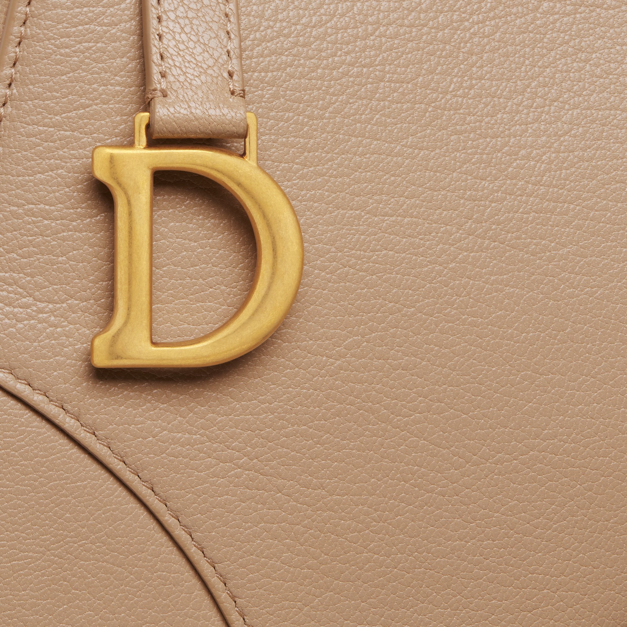 Saddle Rodeo Pouch Biscuit Goatskin | DIOR