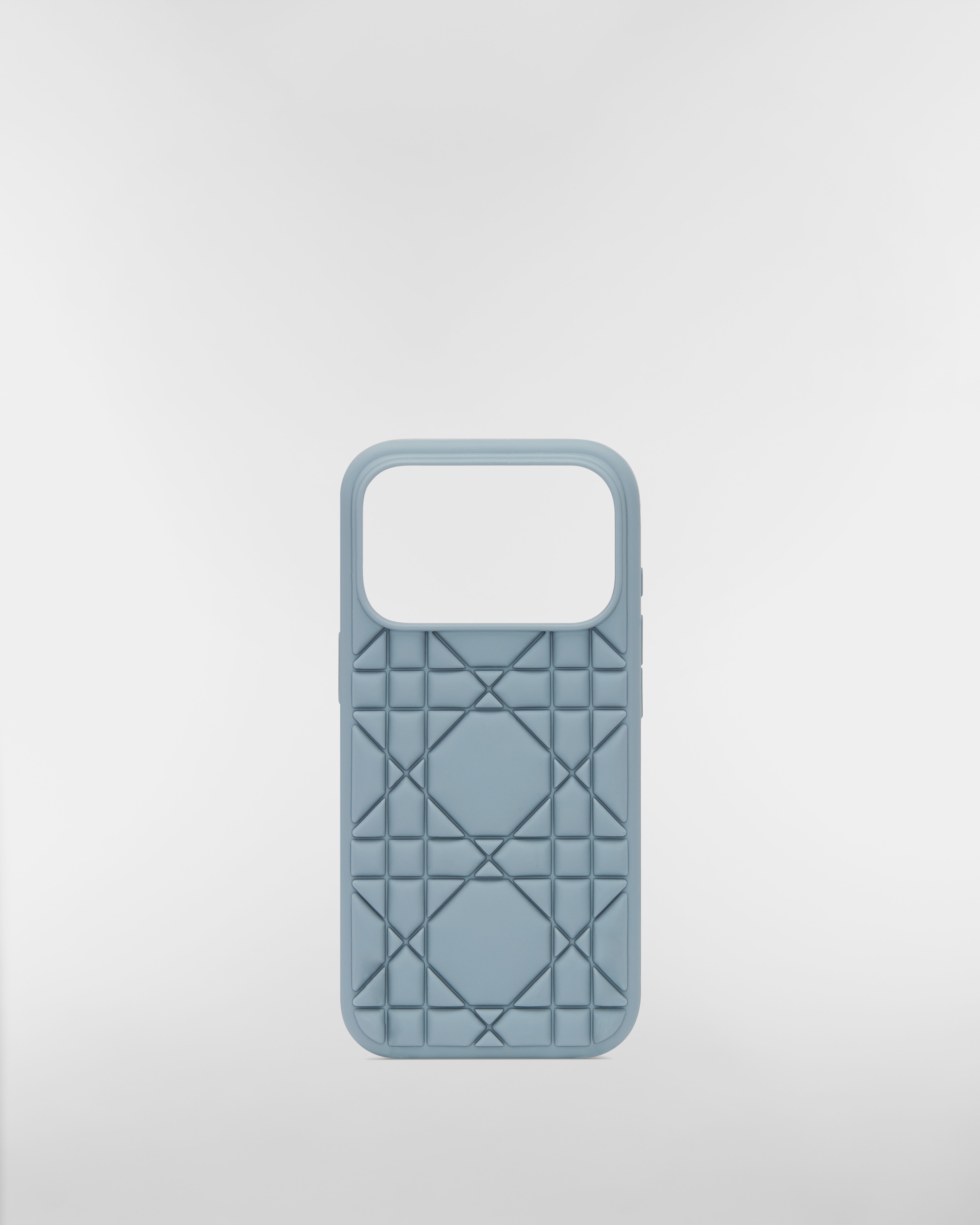 DiorTravel Cover for iPhone 17 Pro Cloud Blue Macrocannage Rubber | DIOR